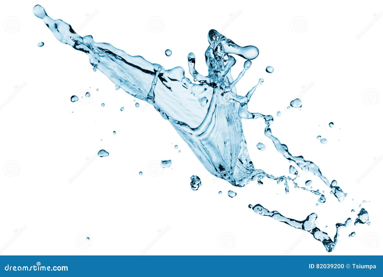 Water splash on a white stock photo. Image of abstract - 82039200