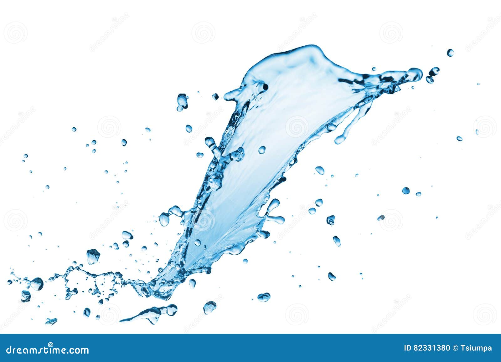 Water splash on a white stock photo. Image of macro, motion - 82331380