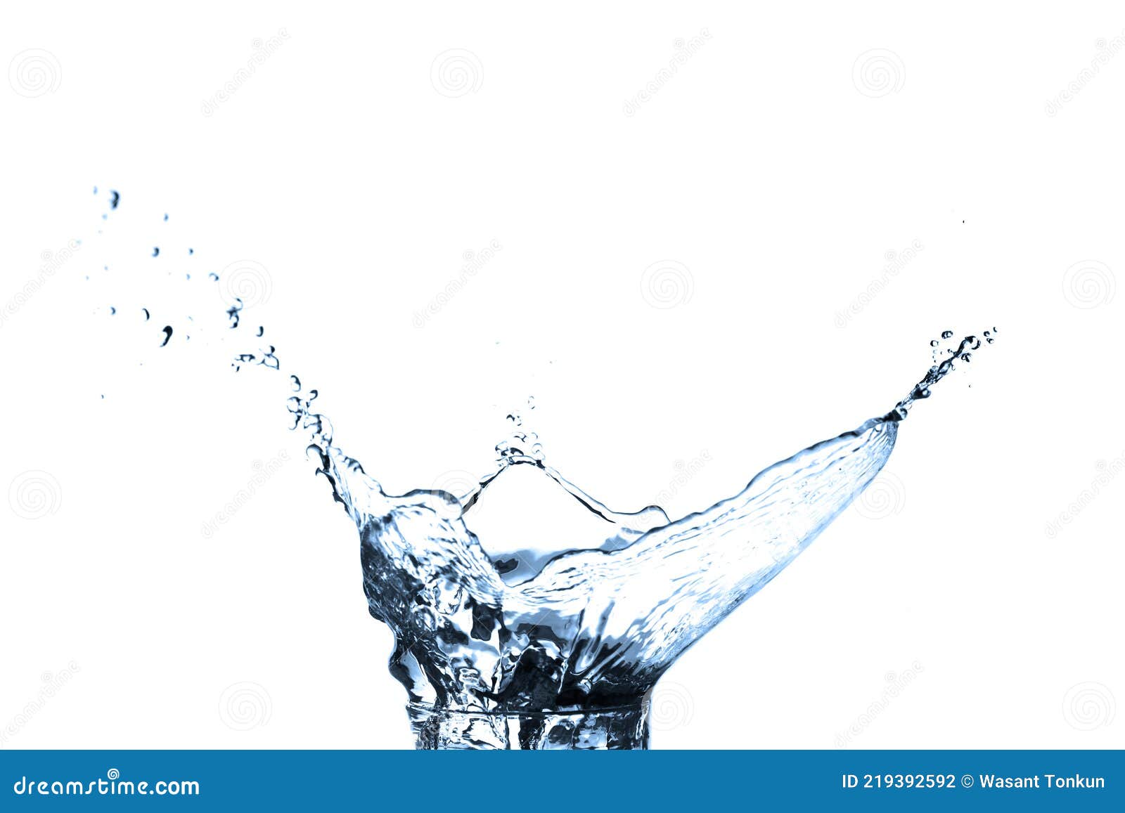 Water splash on white stock photo. Image of white, ripple - 219392592