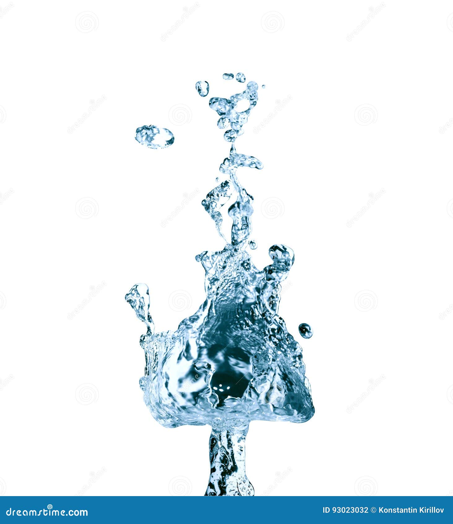 Water Splash on White stock photo. Image of clear, abstract - 93023032