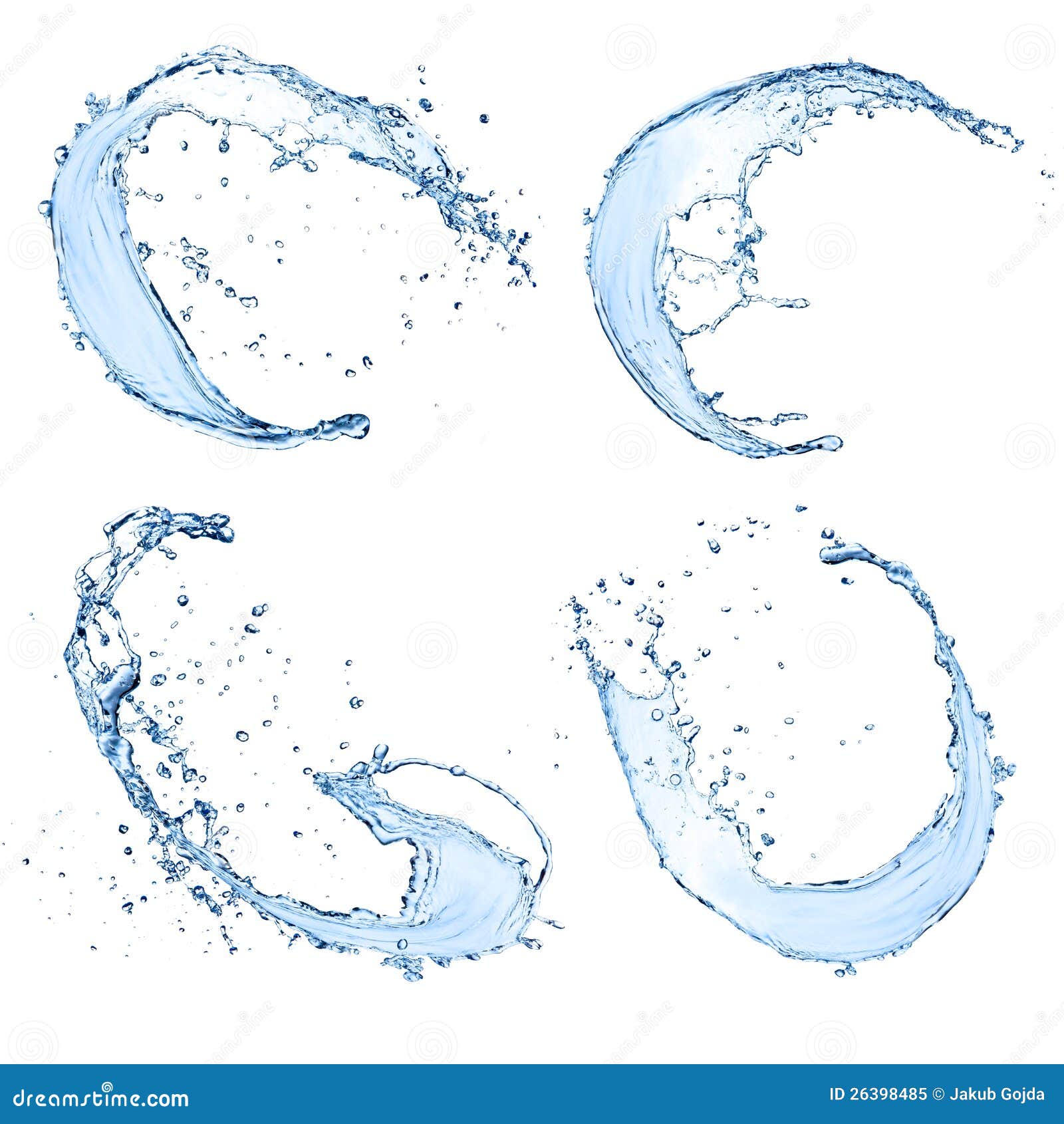 Water splashes stock illustration. Illustration of drink - 26398485