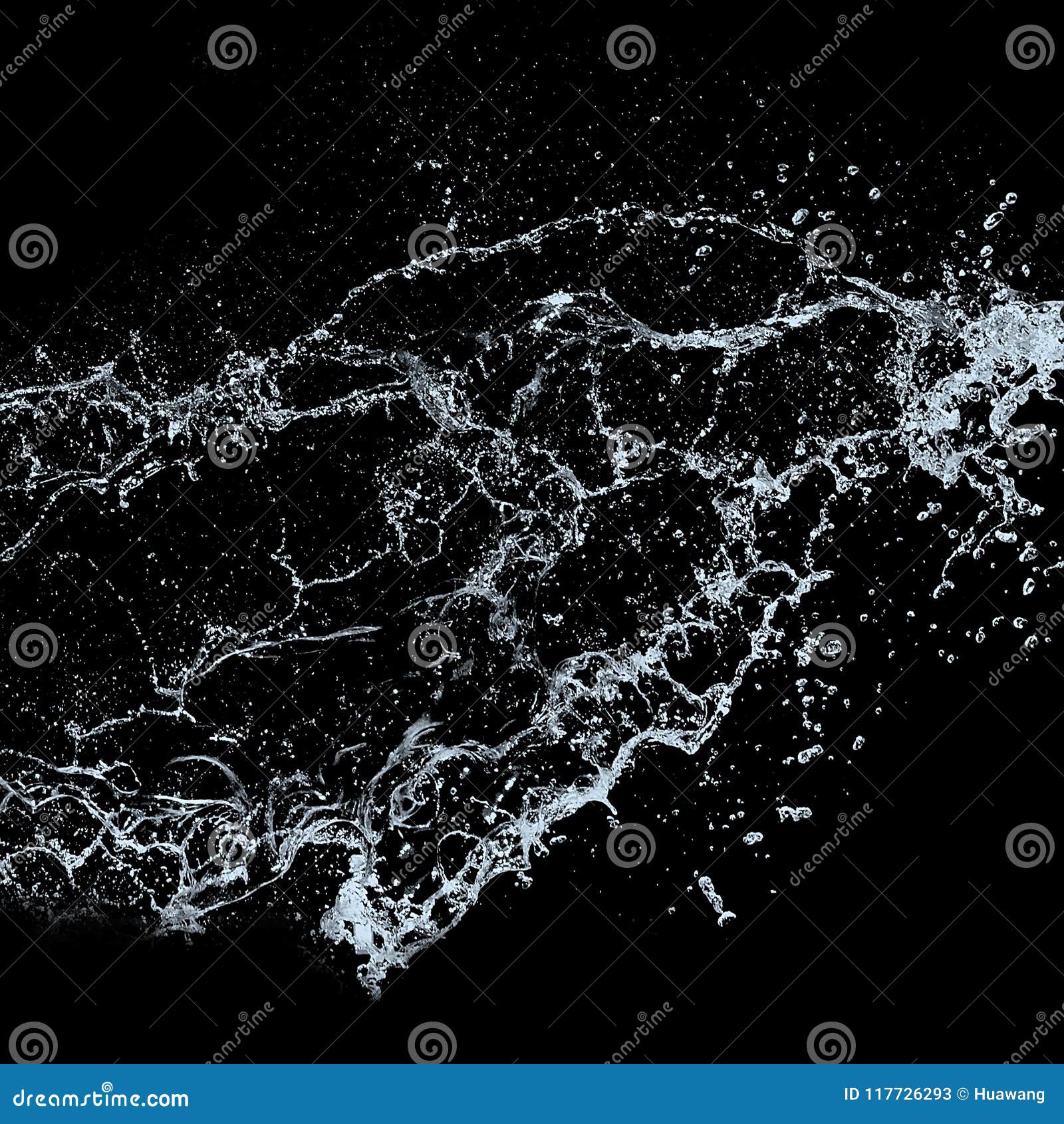 The Water Splashes Background Material Stock Image - Image of splashes ...