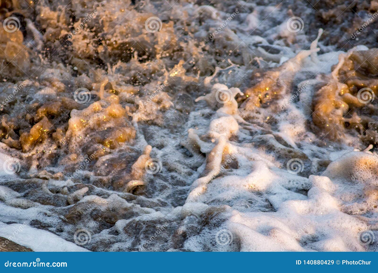 Water splashes with foam stock image. Image of liquid - 140880429