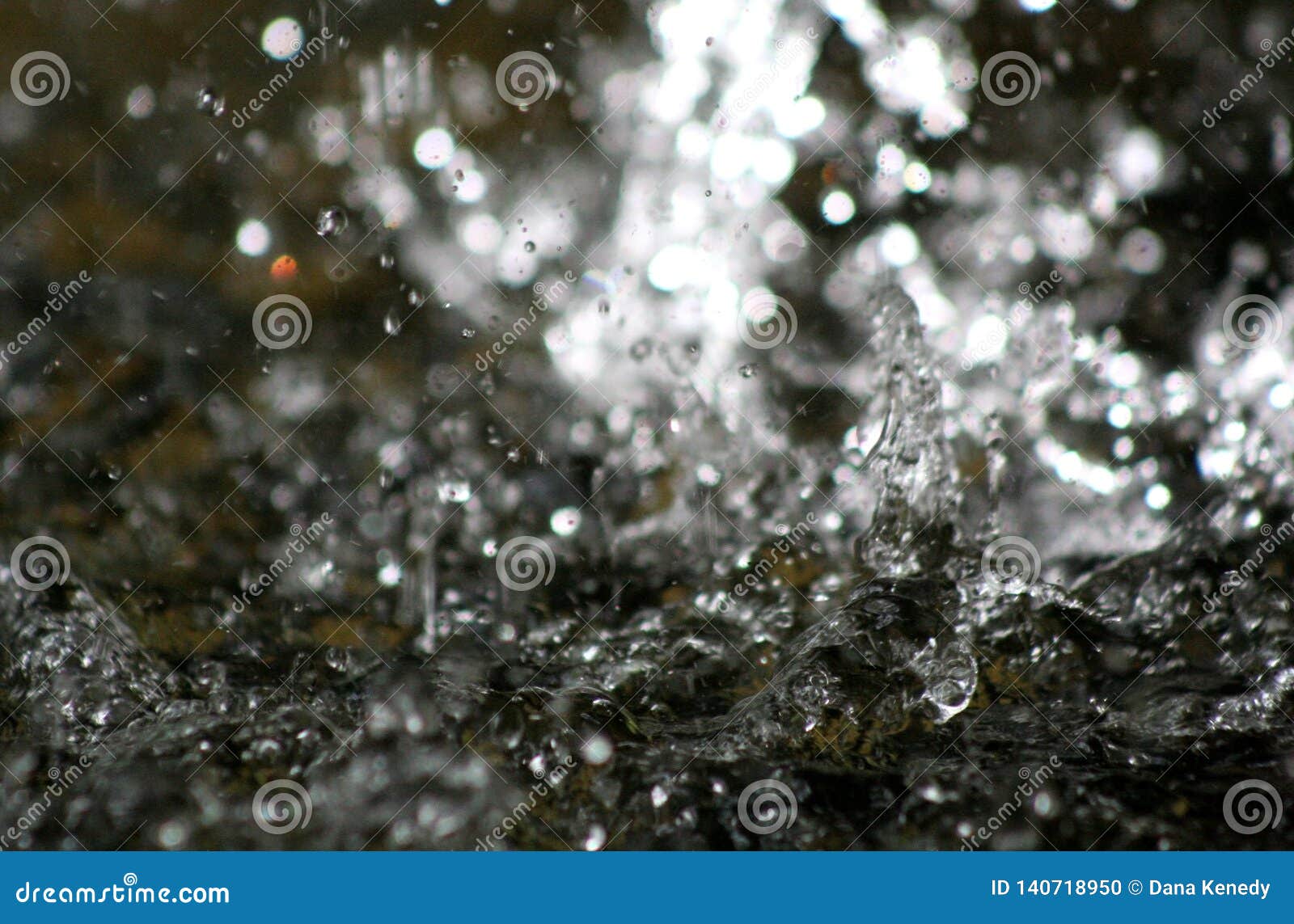 Water Splashes from Waterfall Stock Photo - Image of nature, liquid ...