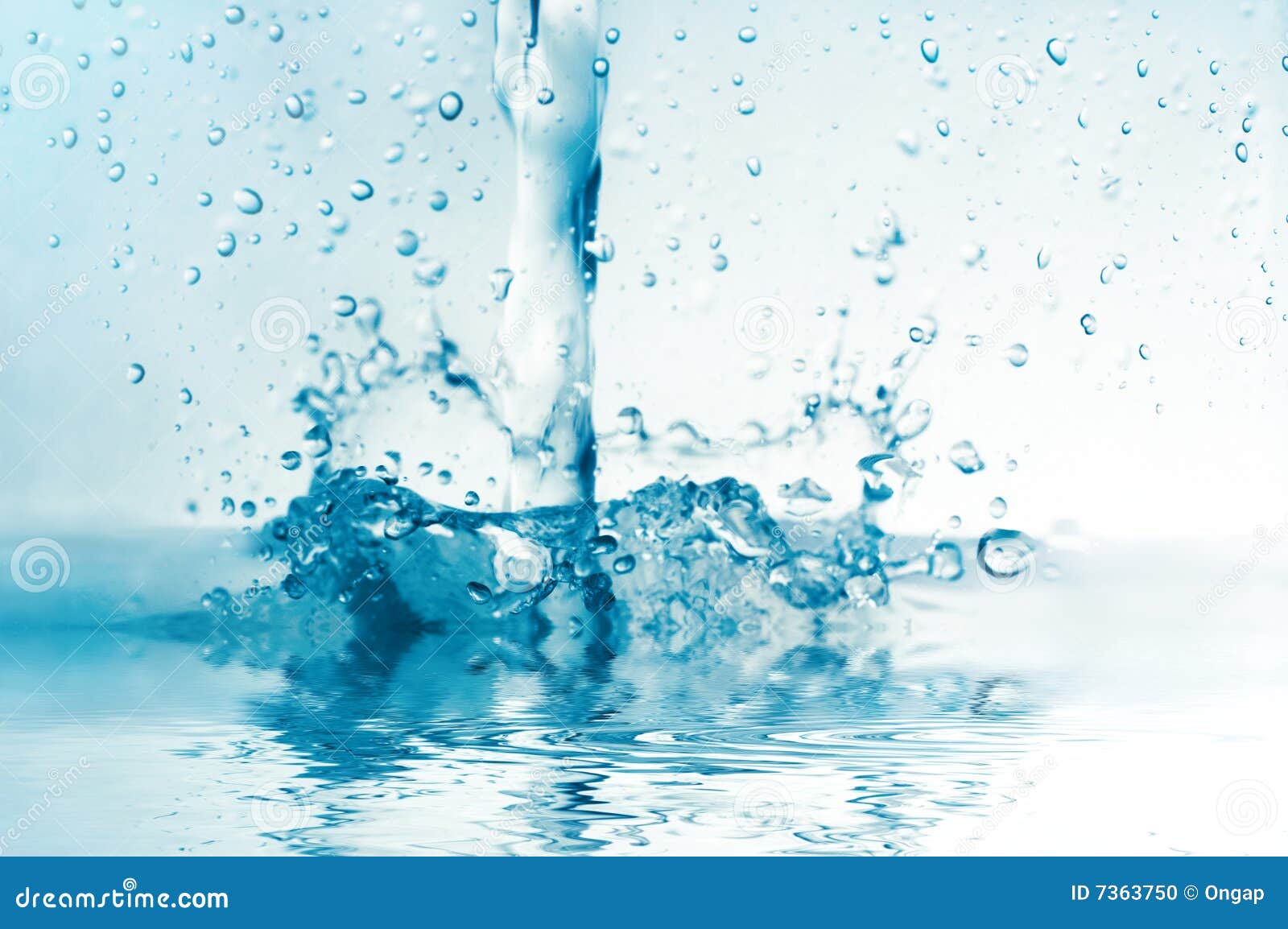 Water with splashing stock photo. Image of rain, waterdrops - 7363750