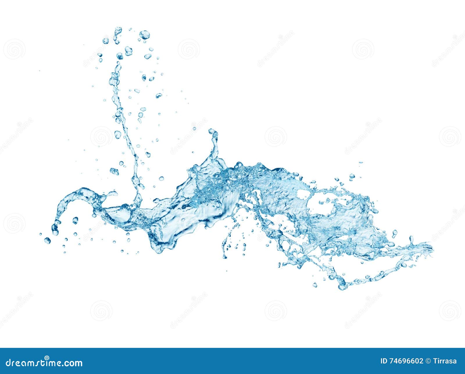 Splashing Water Frame Royalty-Free Stock Image | CartoonDealer.com ...