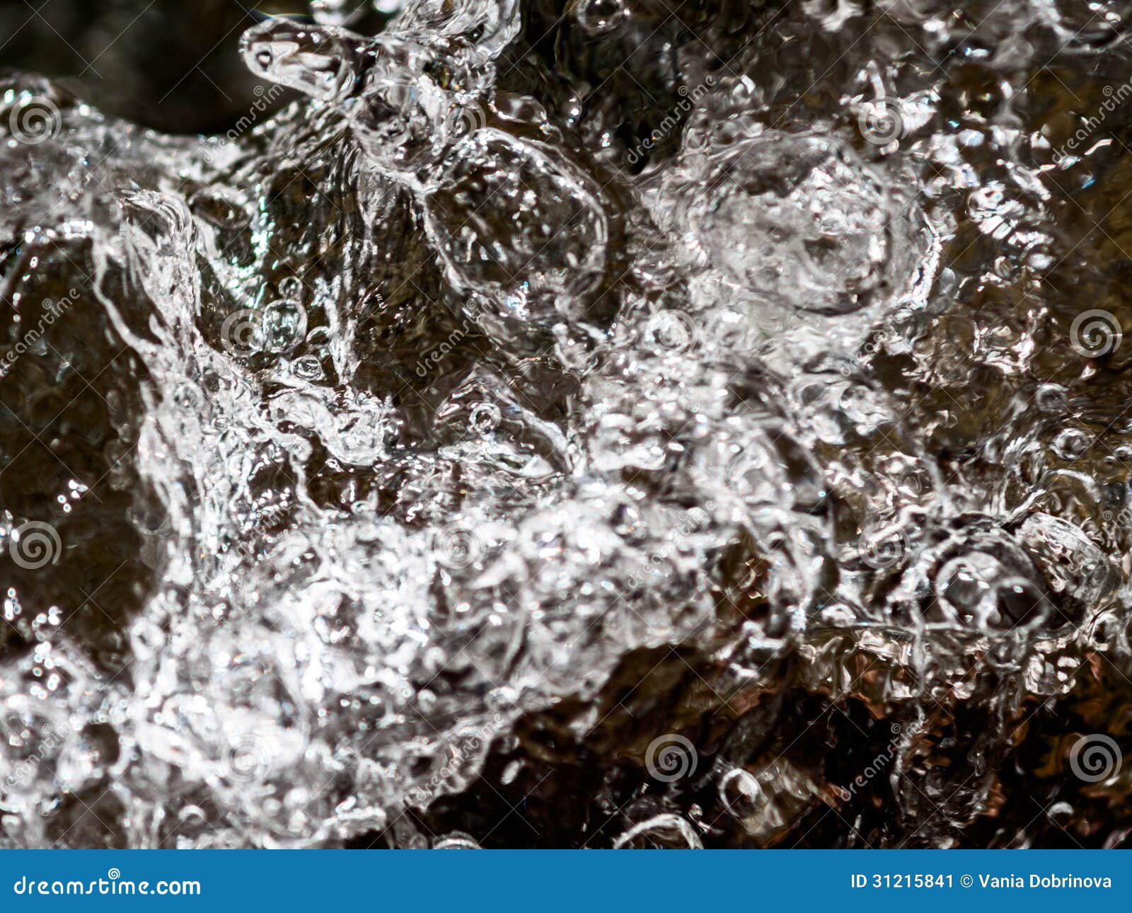 Water splashing stock image. Image of closeup, drop, nature - 31215841
