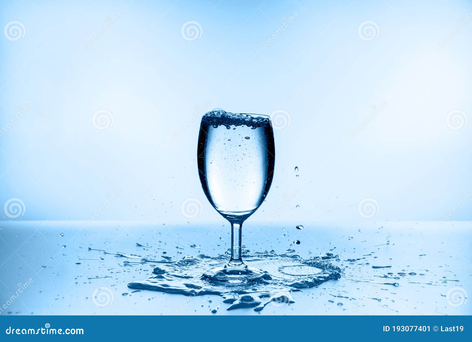 Water Splashing from Glass. Container Stock Image - Image of isolated ...