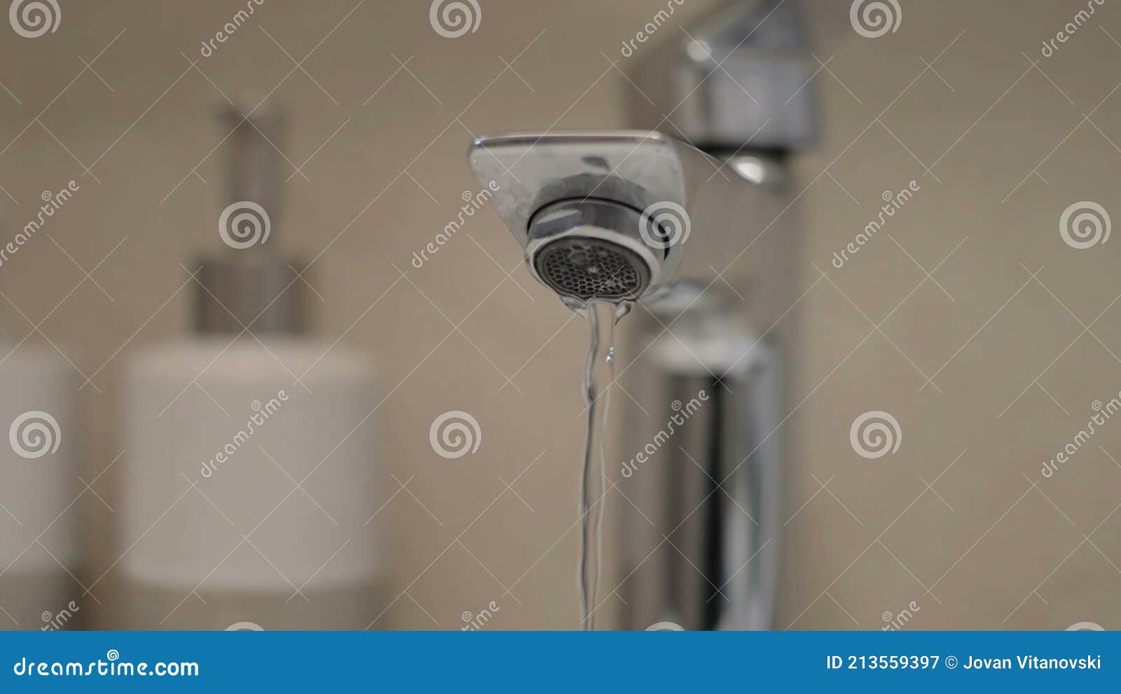 Water splashing from pipe stock image. Image of silver - 213559397