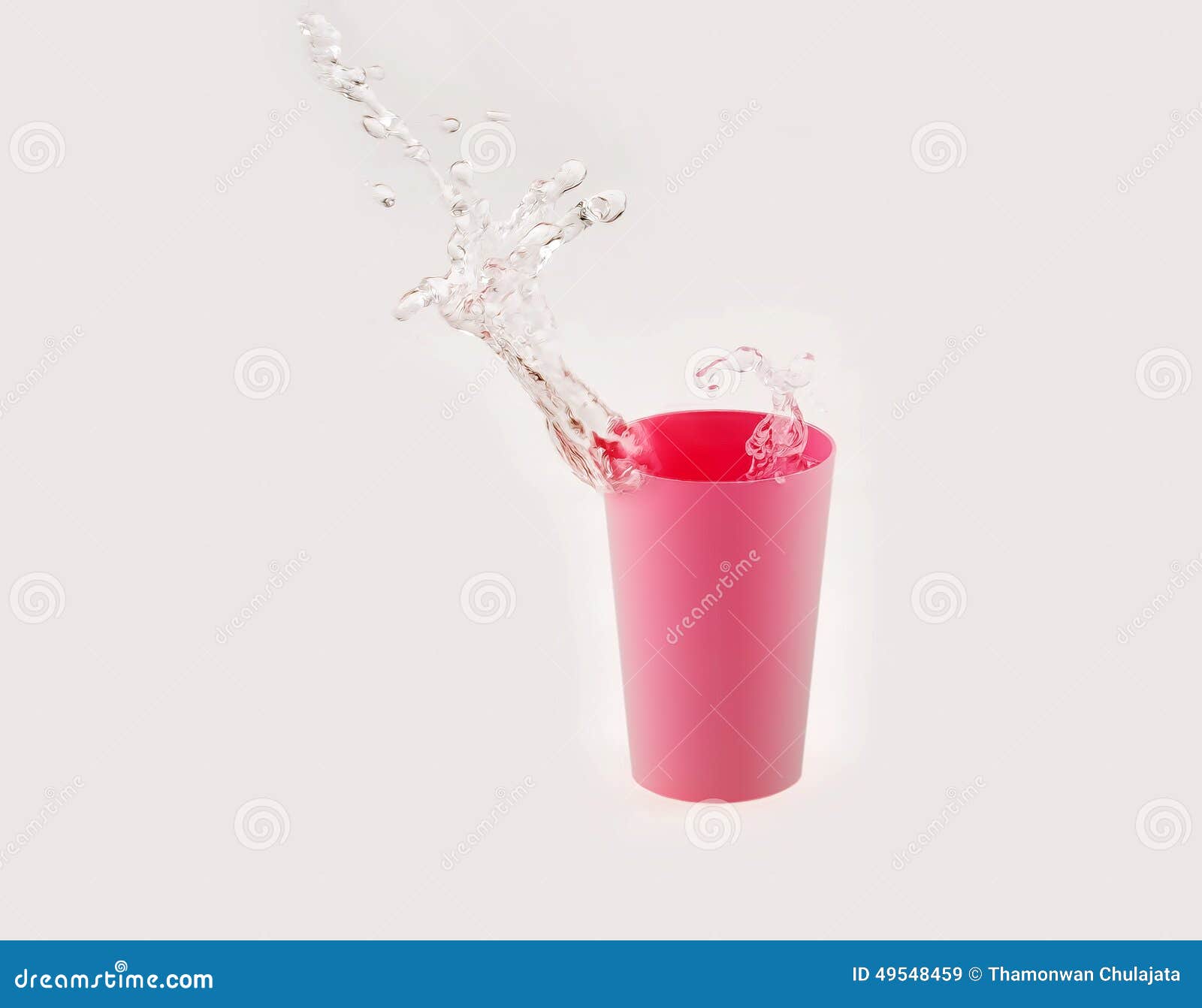 Water Splashing On Plastic Cup Royalty-Free Stock Photo | CartoonDealer ...