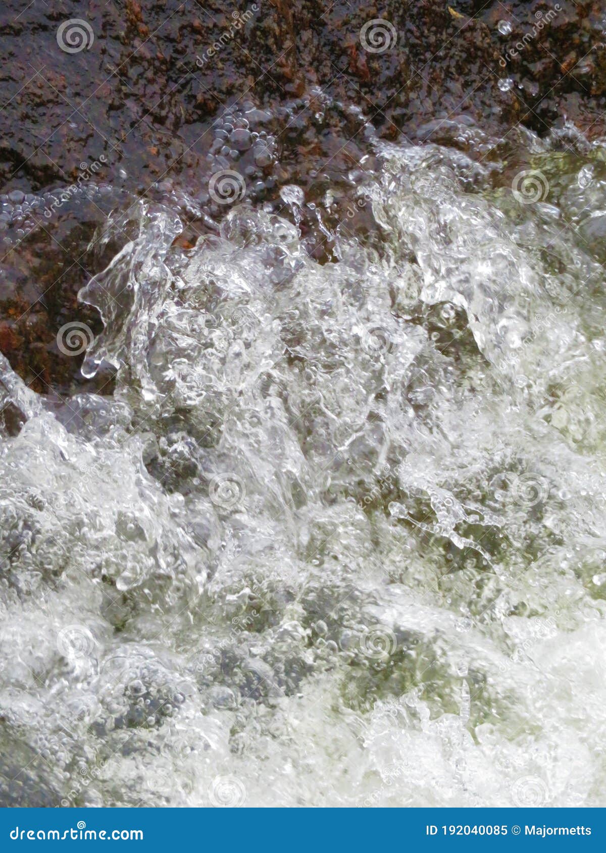 Water Splashing on Rock Close-up Stock Image - Image of splash, rocks ...