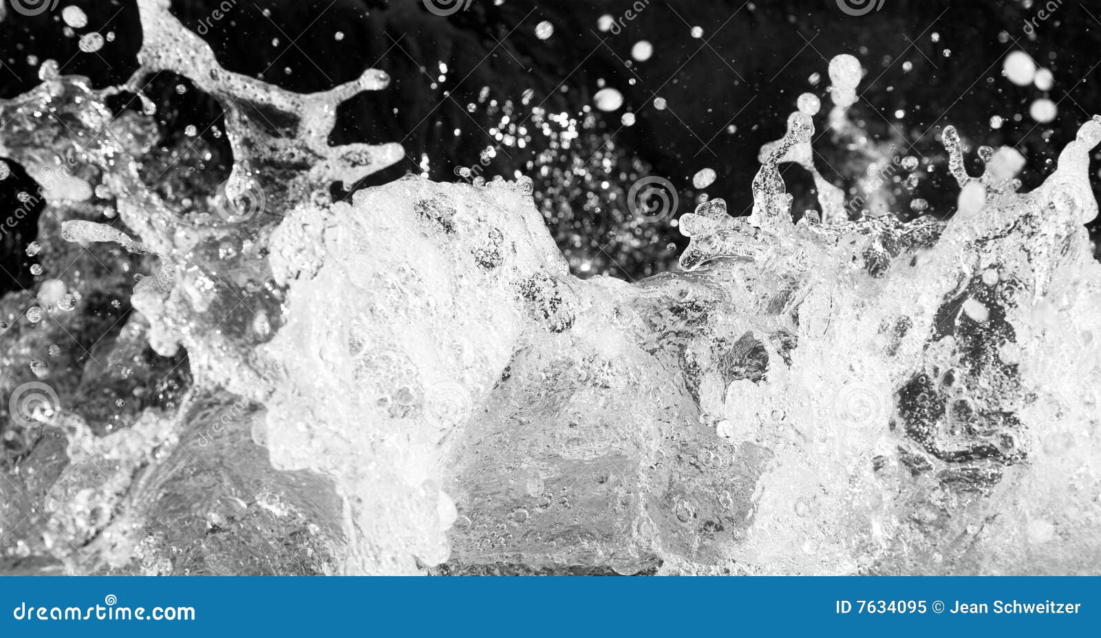 Water splashing on rocks stock image. Image of water, ocean - 7634095