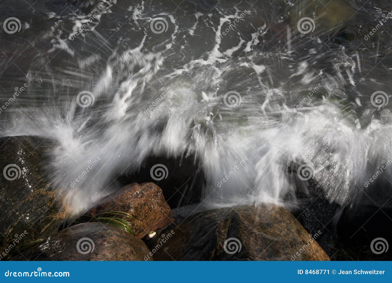 Water splashing on rocks stock image. Image of stone, splash - 8468771
