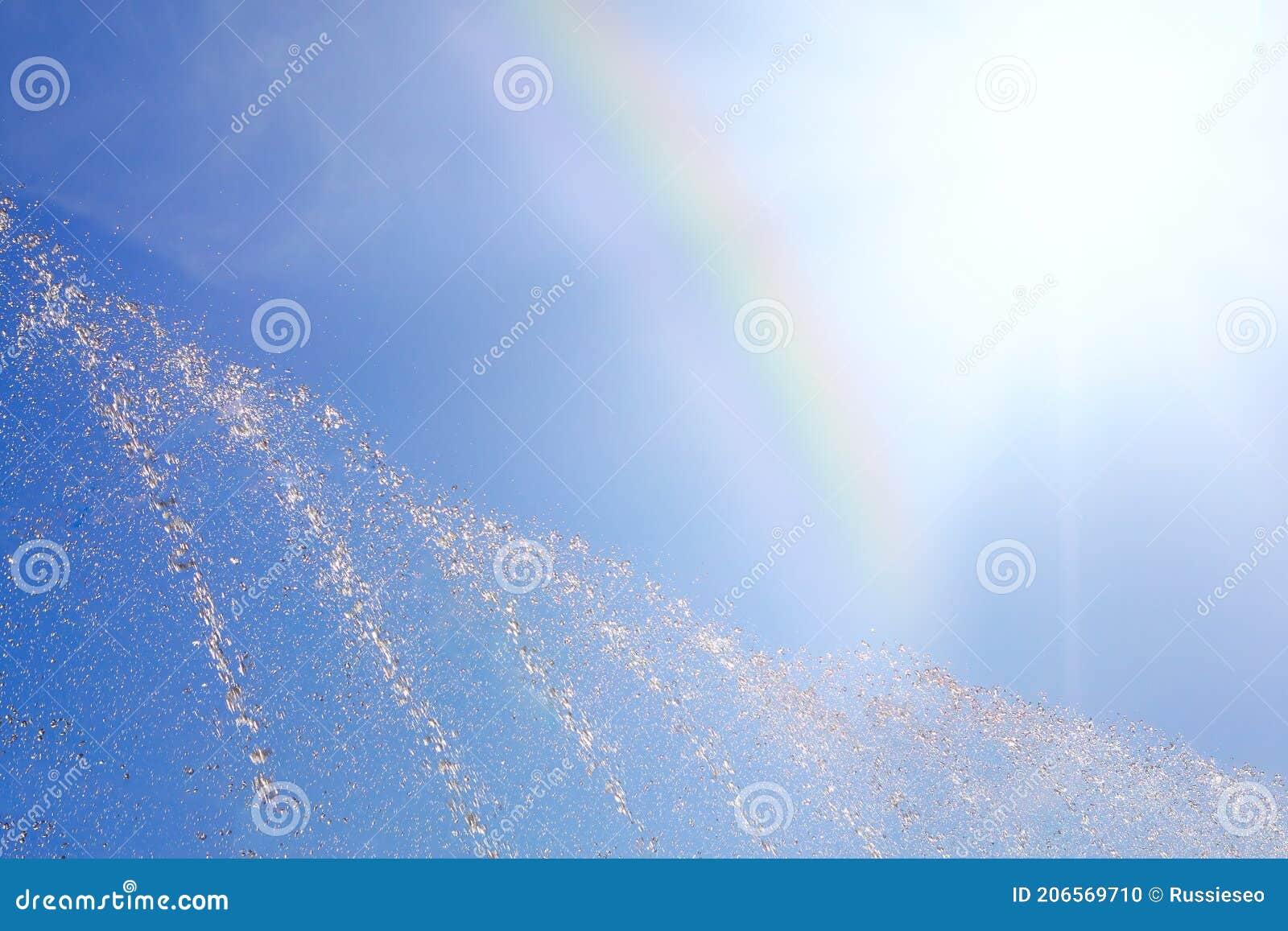 Water Splashing in Sunlight Stock Photo - Image of drops, phenomenon ...
