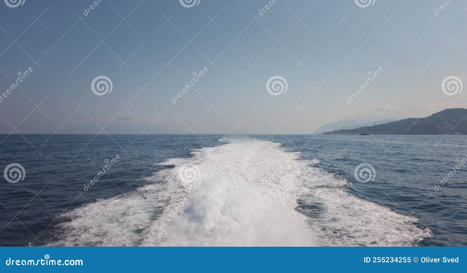 Water Splashing in the Trail of Ferry Boat Stock Video - Video of ...