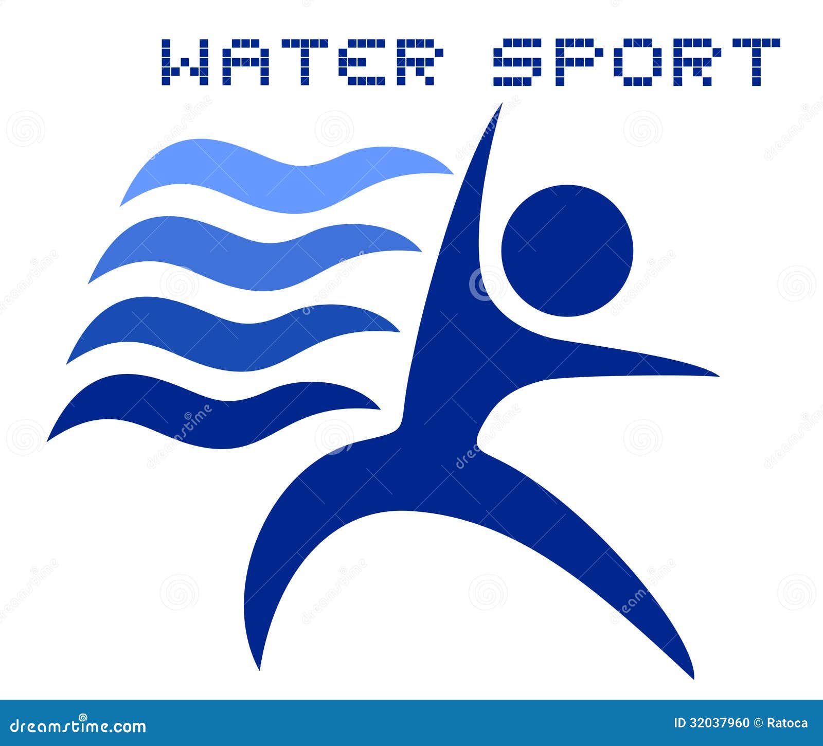 Water sport stock vector. Illustration of innovative - 32037960