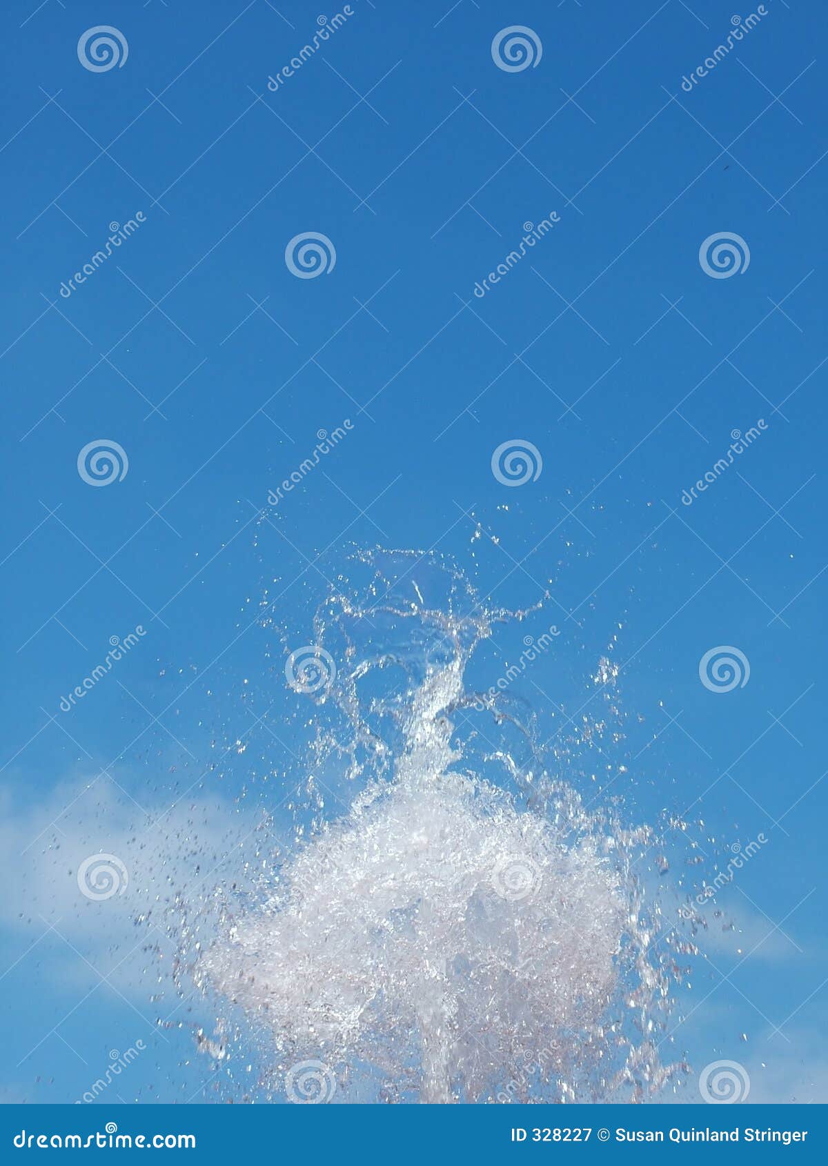 Water Spout 2 stock image. Image of blue, high, water, straight - 328227