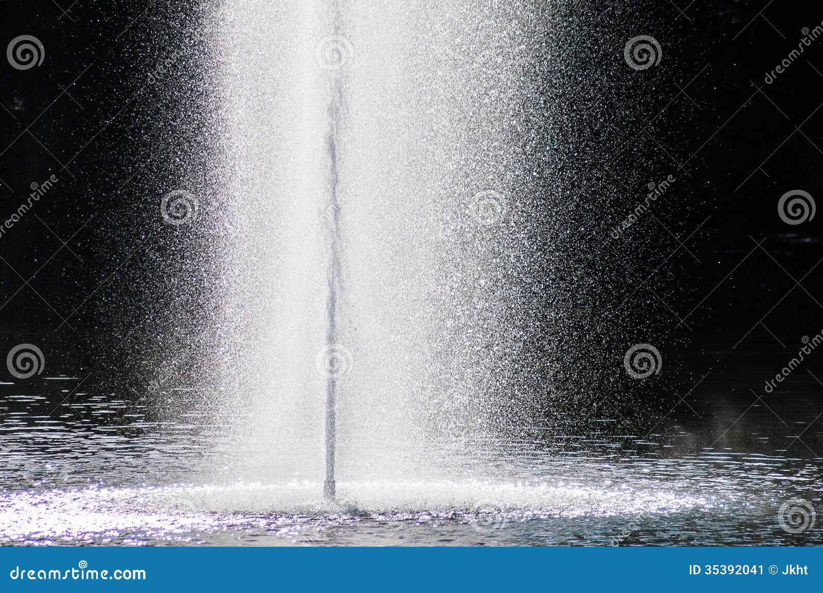 Water spout stock image. Image of illuminated, spout - 35392041