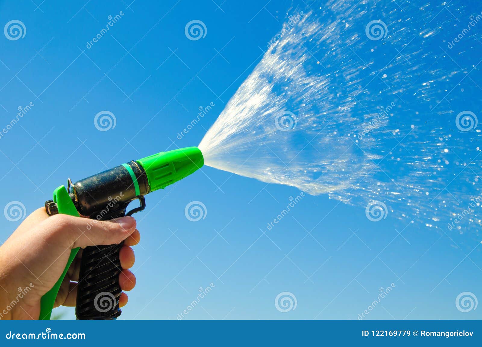 Water spray jet stock image. Image of nature, bright - 122169779