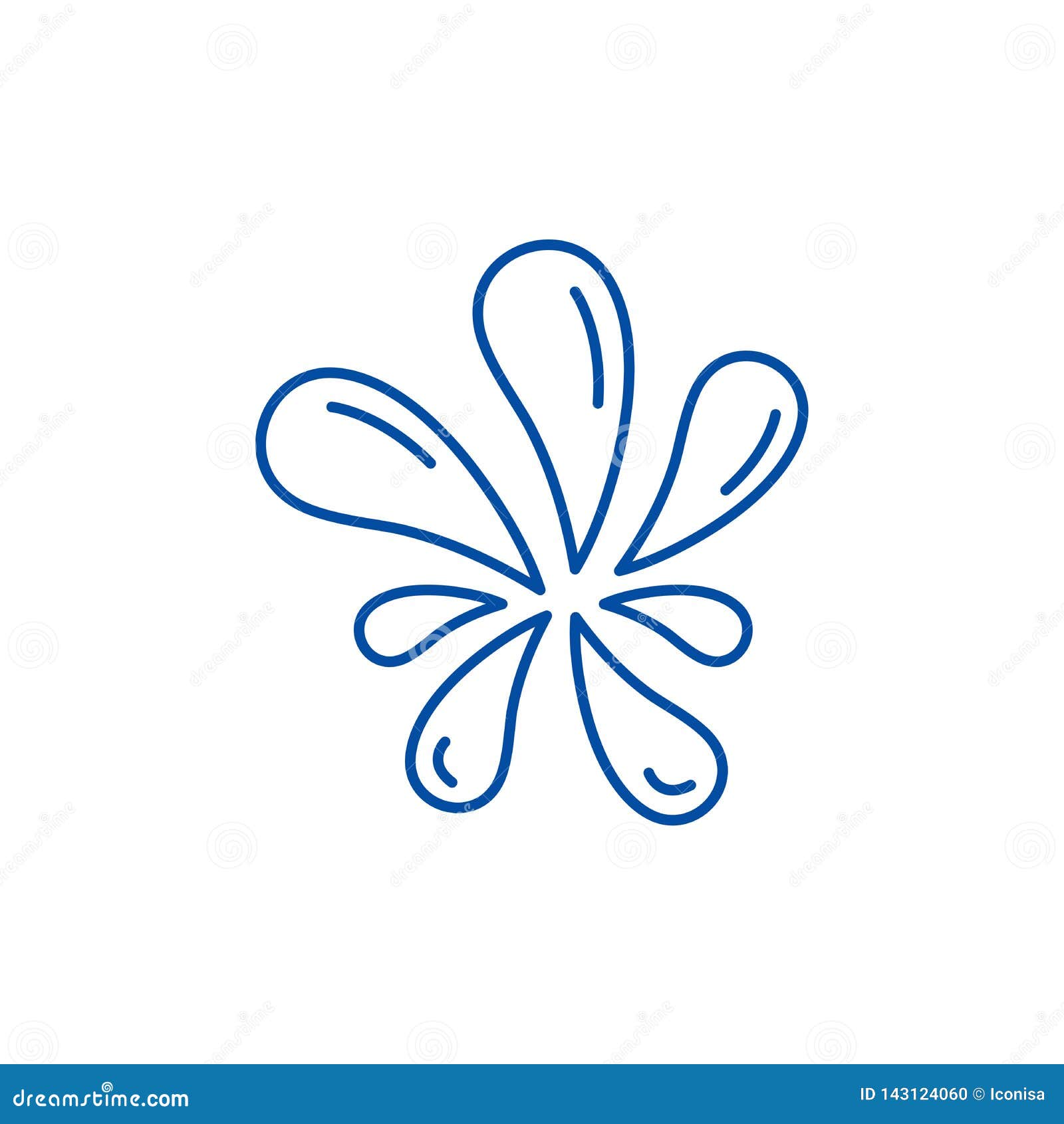 Water Spray Line Icon Concept. Water Spray Flat Vector Symbol, Sign ... Water Spray Line Icon Concept. Water Spray Flat Vector Symbol, Sign ...