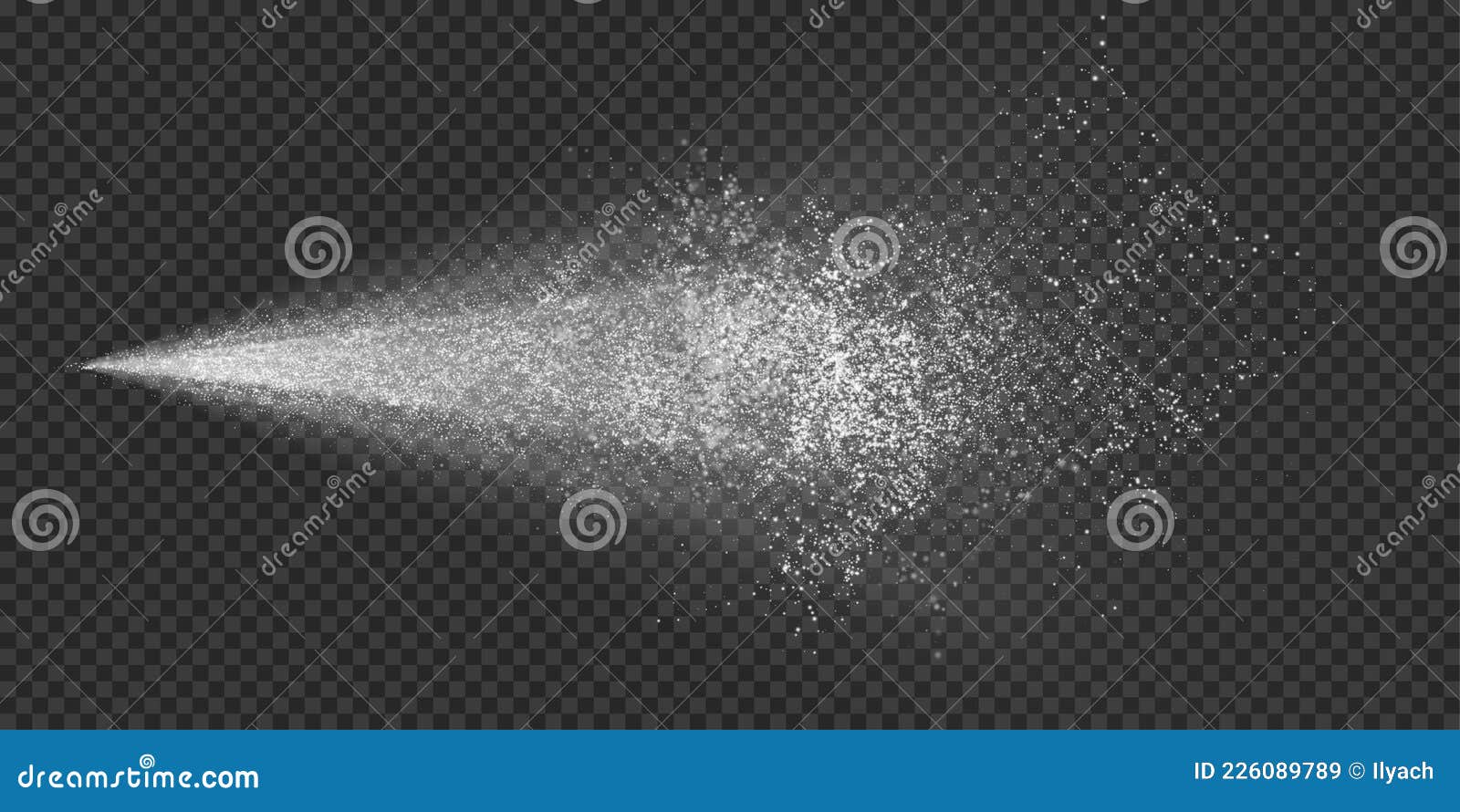 Water Spray Mist Background. Vector Water Jet Atomizer Stock Vector ...