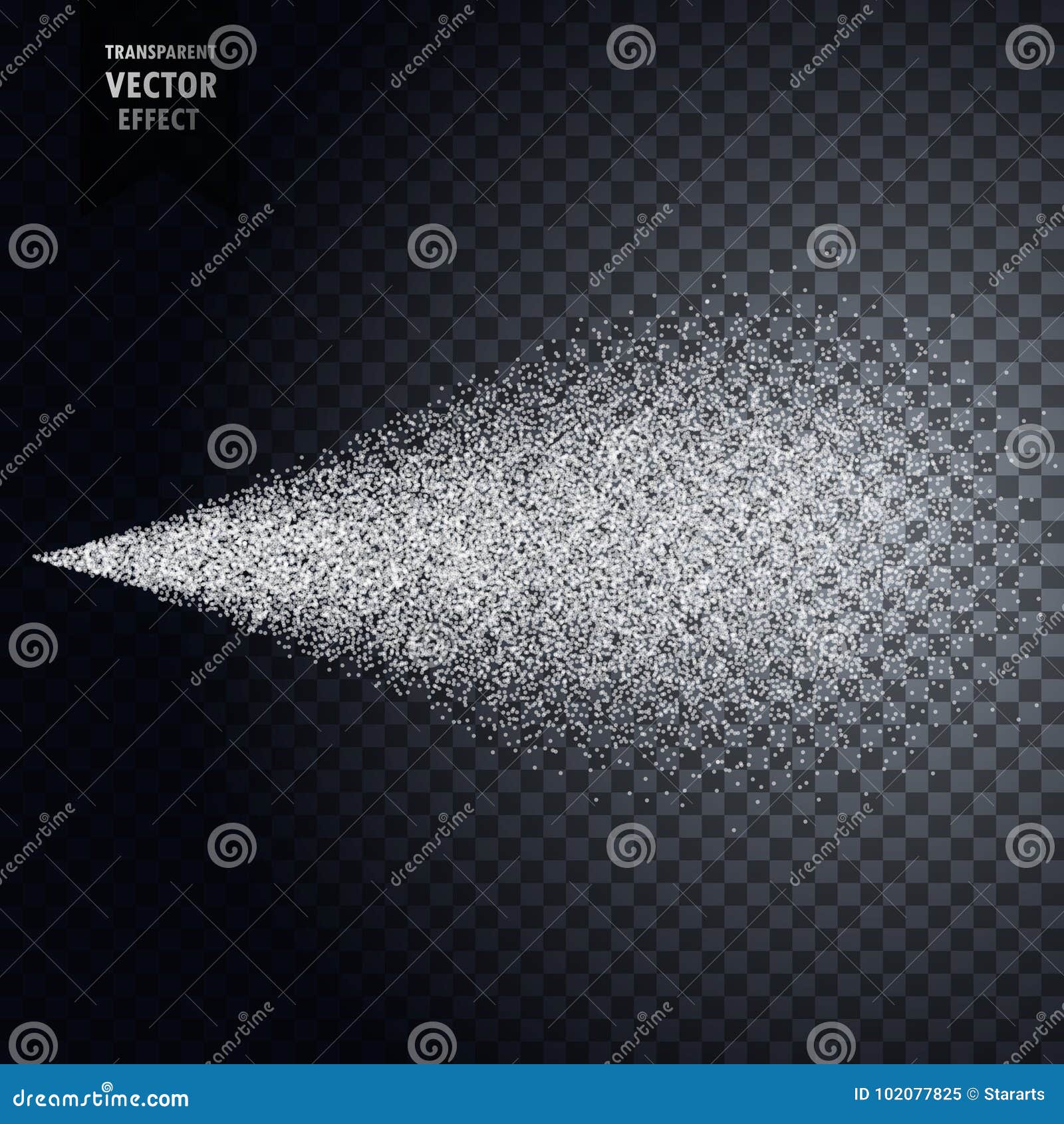 Water Spray Mist from Bottle. Transparent Effect Stock Vector ...