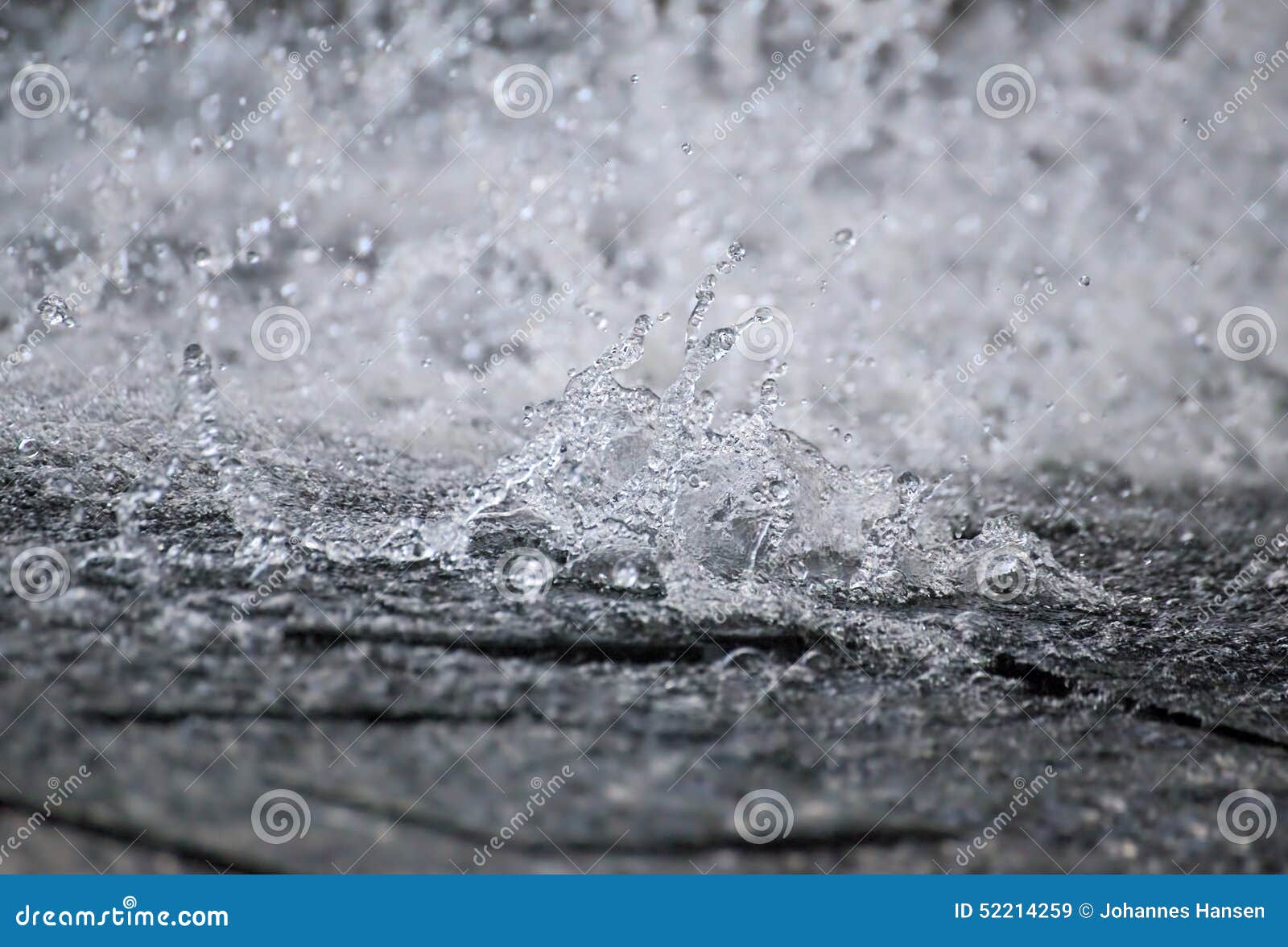 Water Spray on Stones stock image. Image of asphalt, refraction - 52214259
