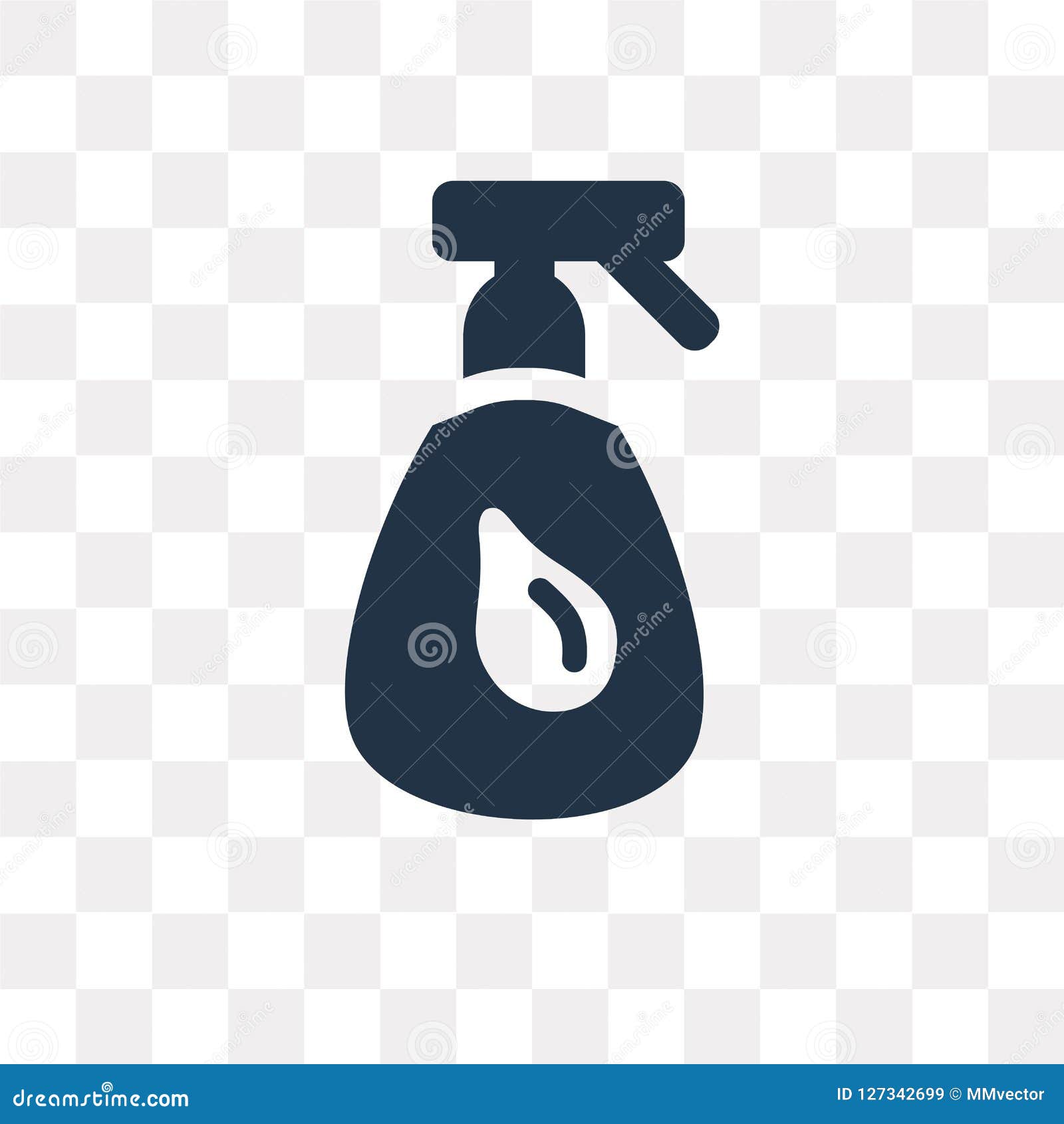 Water Spray Vector Icon Isolated on Transparent Background, Water Spray ...