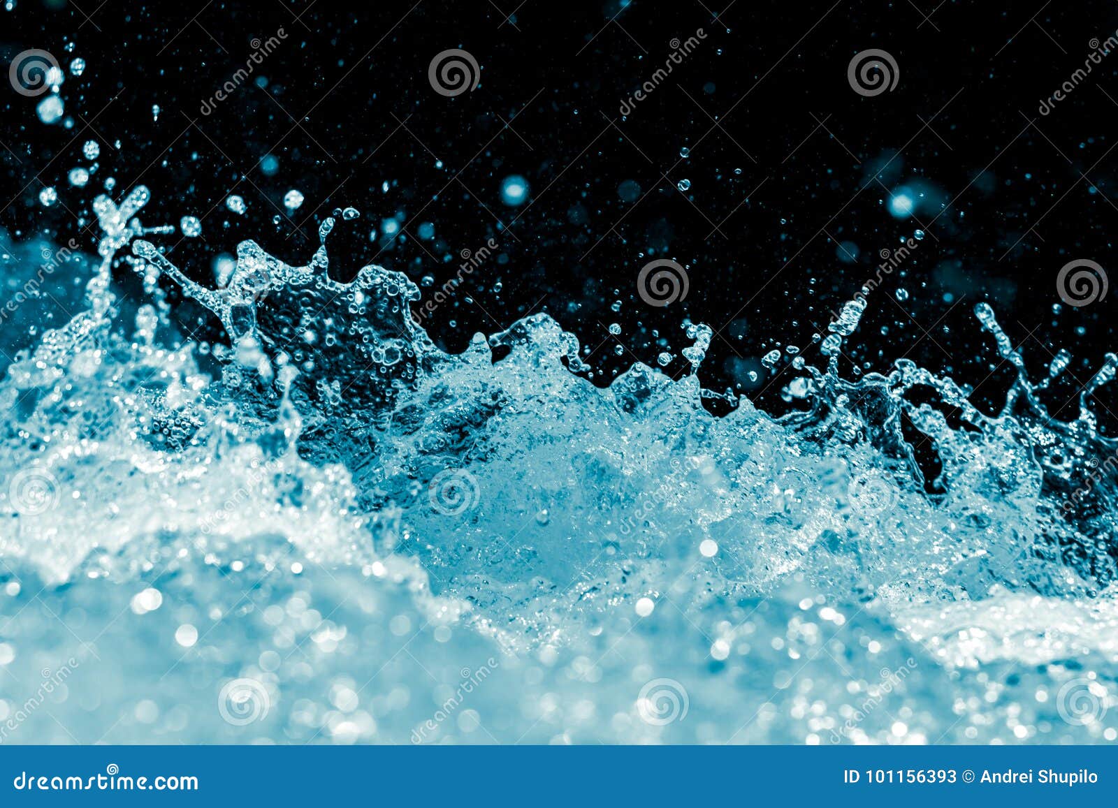 Water spray from the waves stock image. Image of nature - 101156393