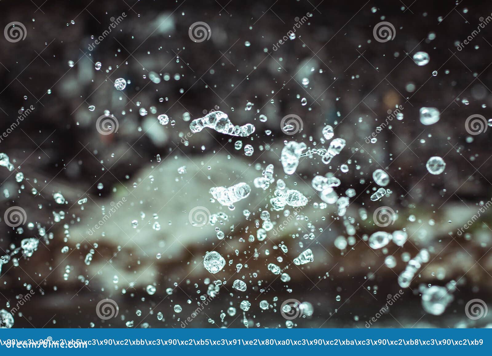 Water spray from the waves stock image. Image of effect - 243154177