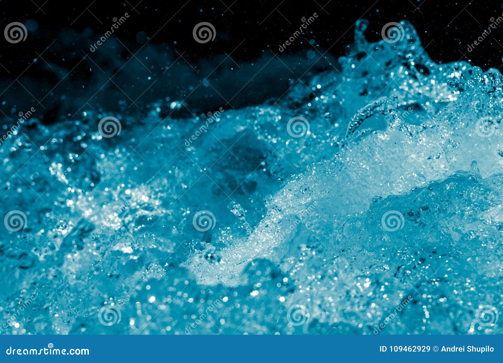 Water spray from the waves stock image. Image of abstract - 109462929