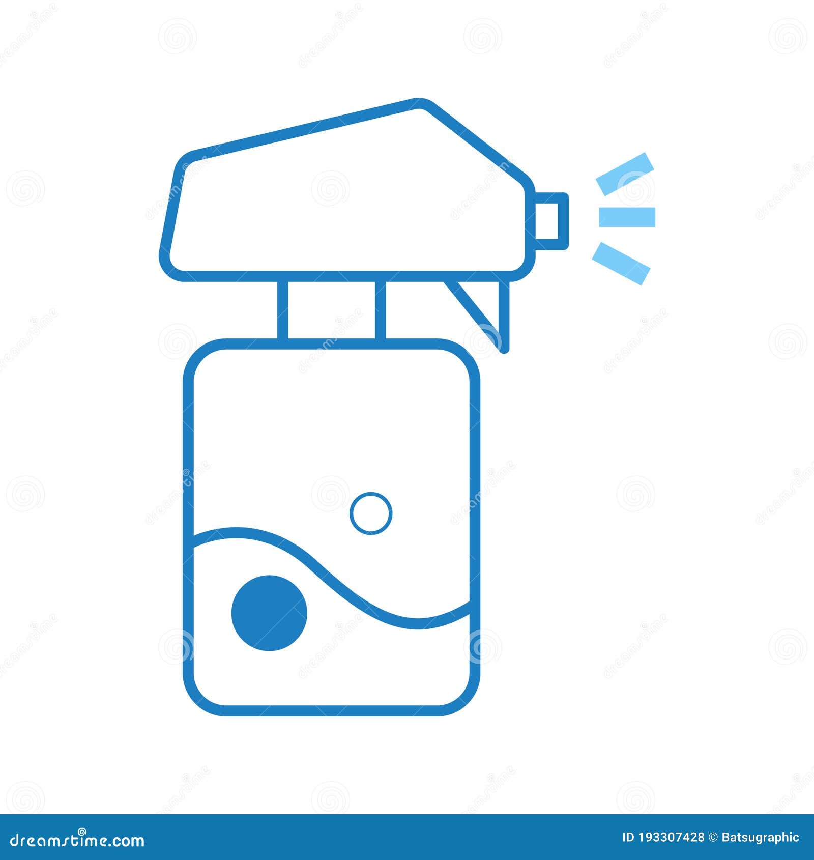 Water Sprayer Vector Icon Logo Design Stock Vector - Illustration of ...