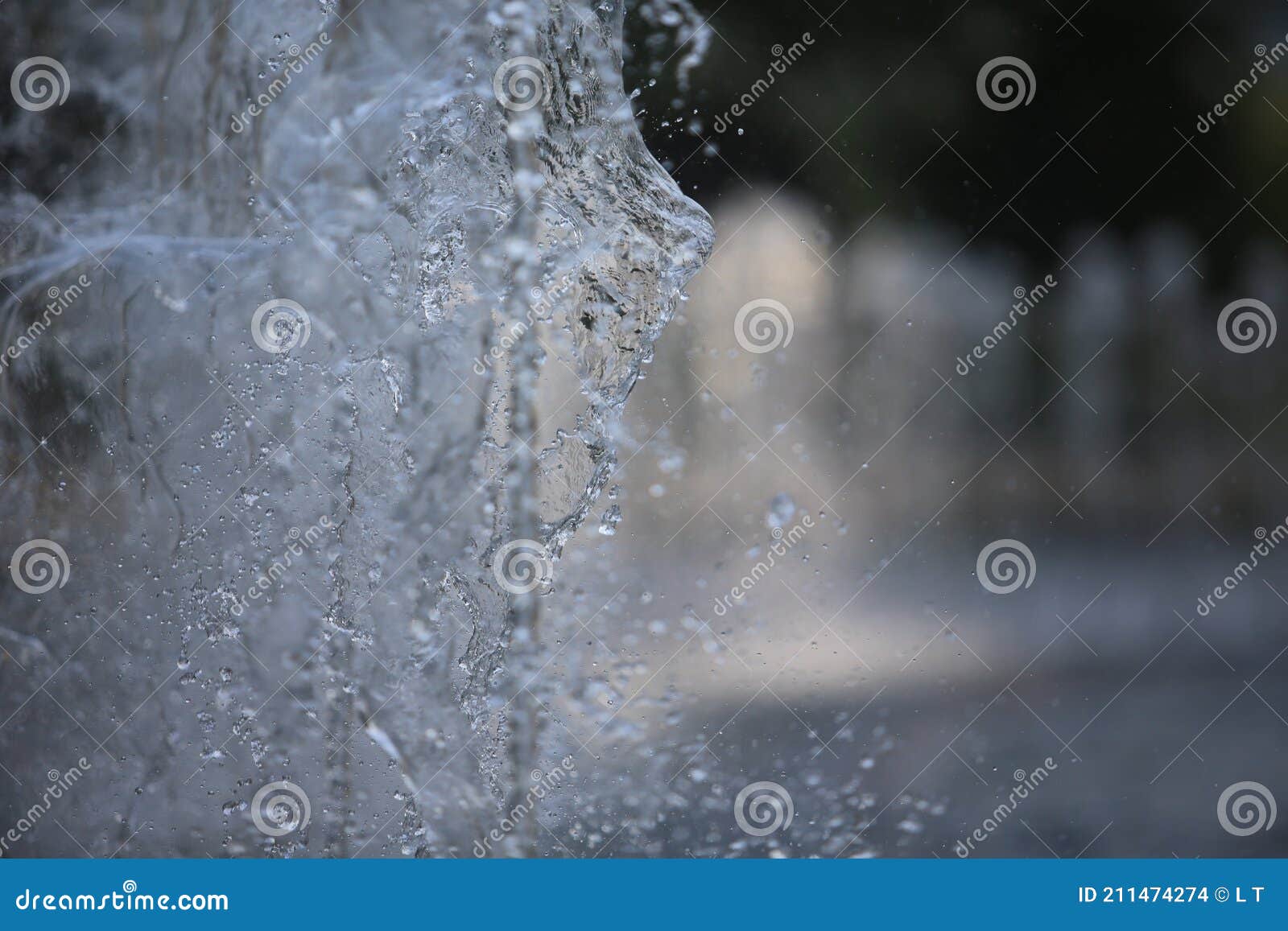 Water Spring in Fountain Up and Down Stock Photo - Image of energy ...