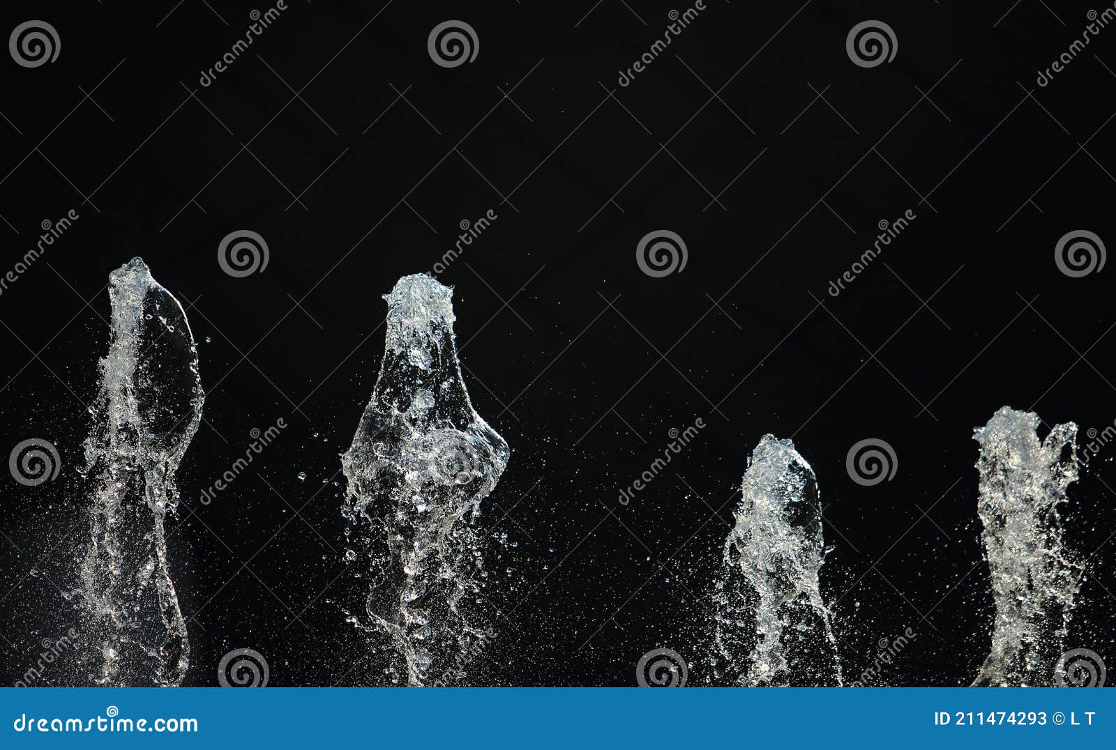 Water Spring in Fountain Up and Down Stock Image - Image of high, fall ...