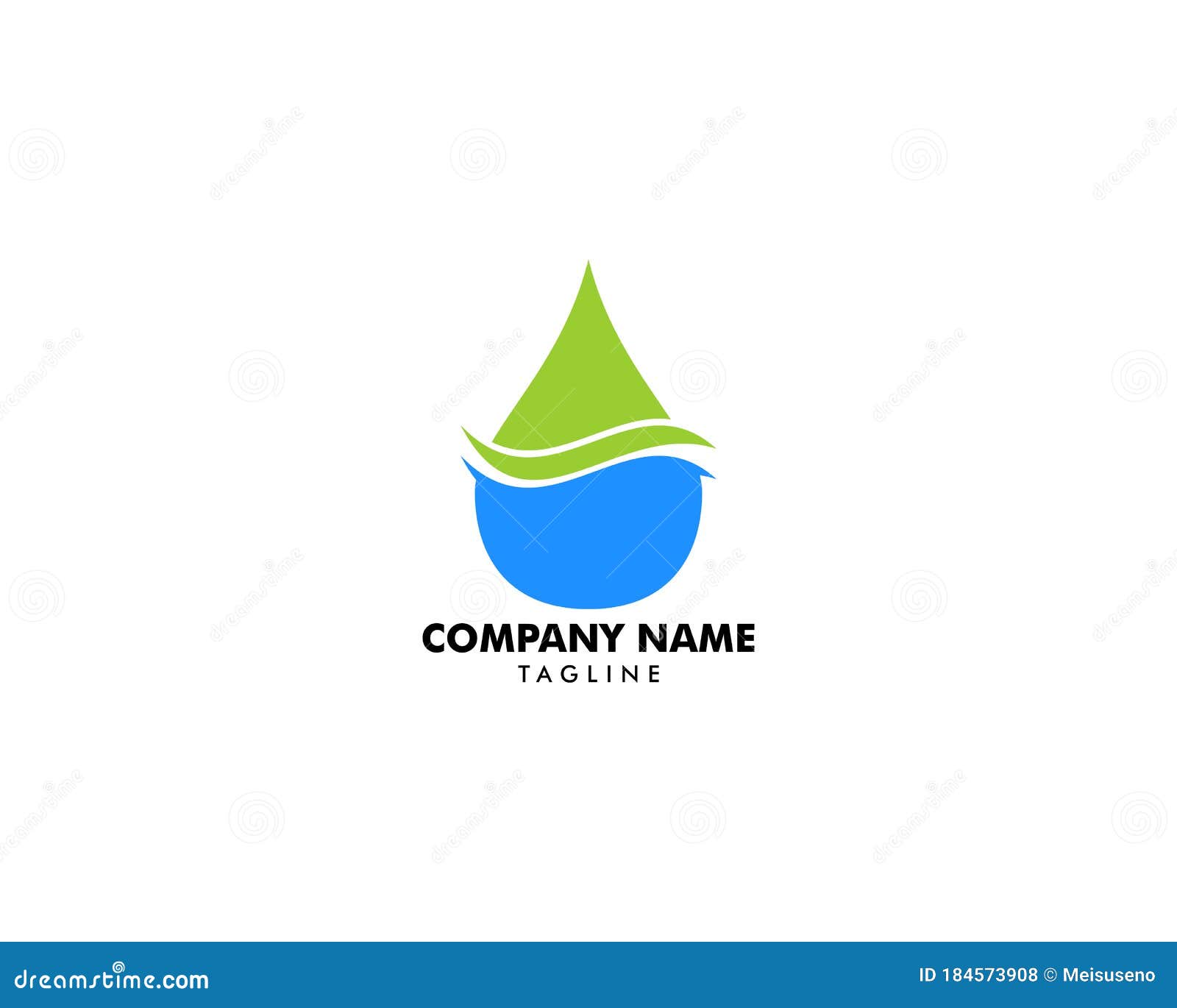 Water Spring Logo Vector Template Design Stock Vector - Illustration of ...