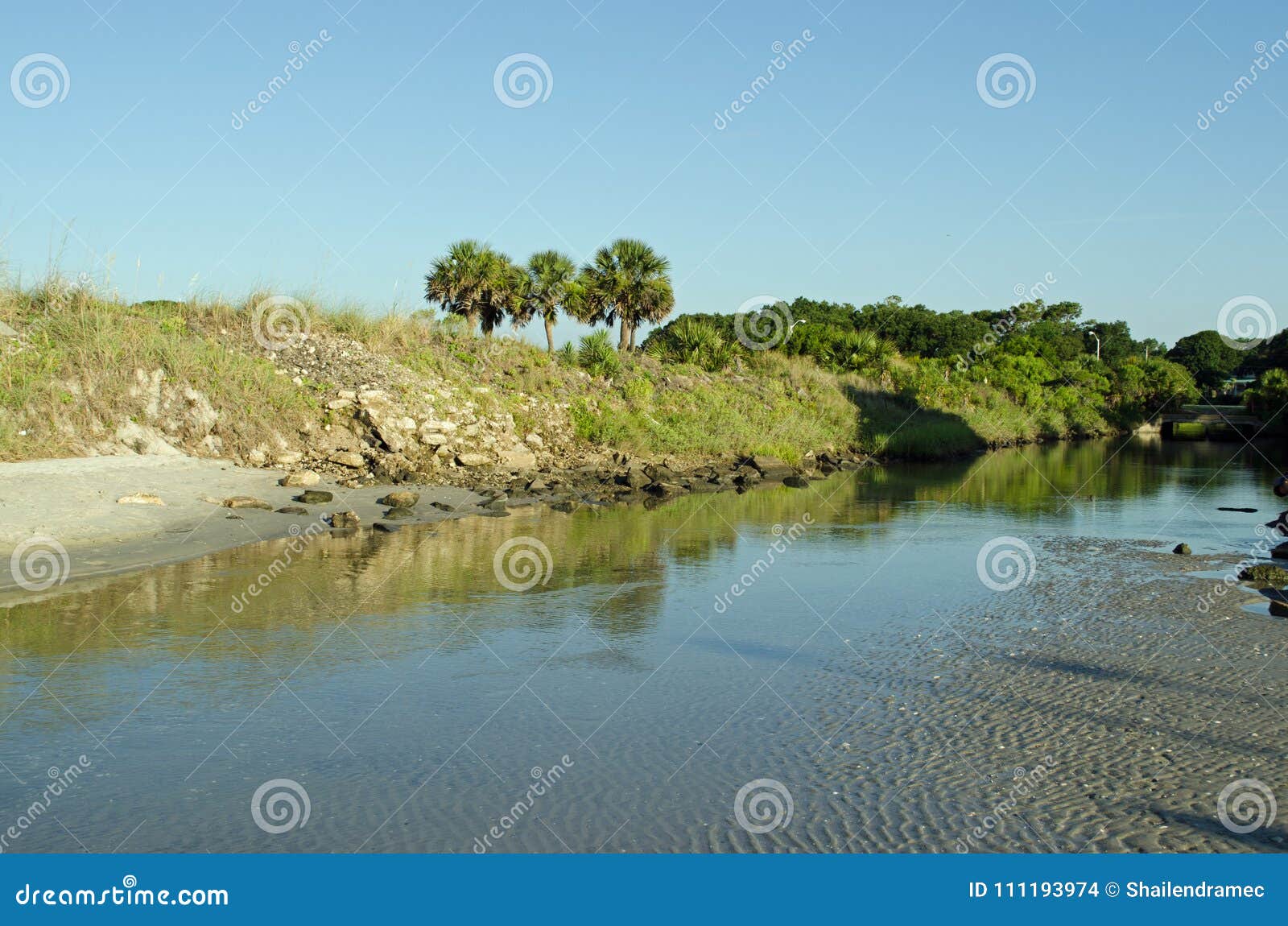 Water spring and sand stock photo. Image of sand, ocean - 111193974