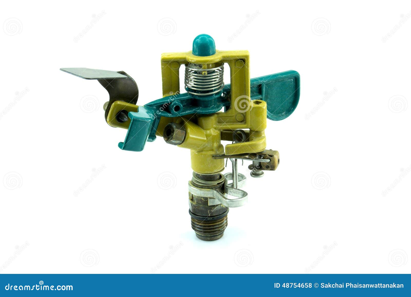 Water Springer on White Background Stock Photo - Image of natural ...