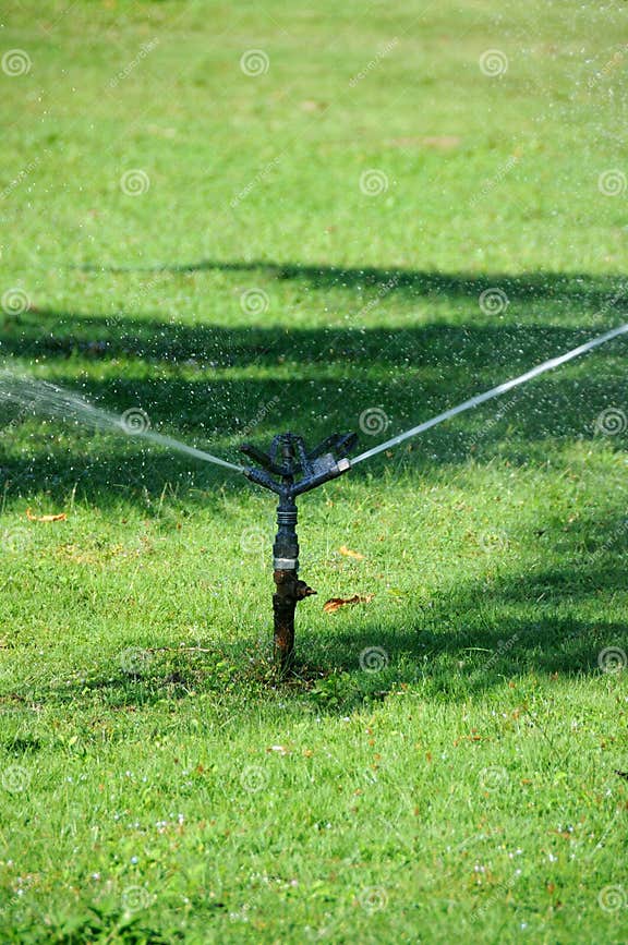 Water sprinkle stock photo. Image of agriculture, gardening - 26376116