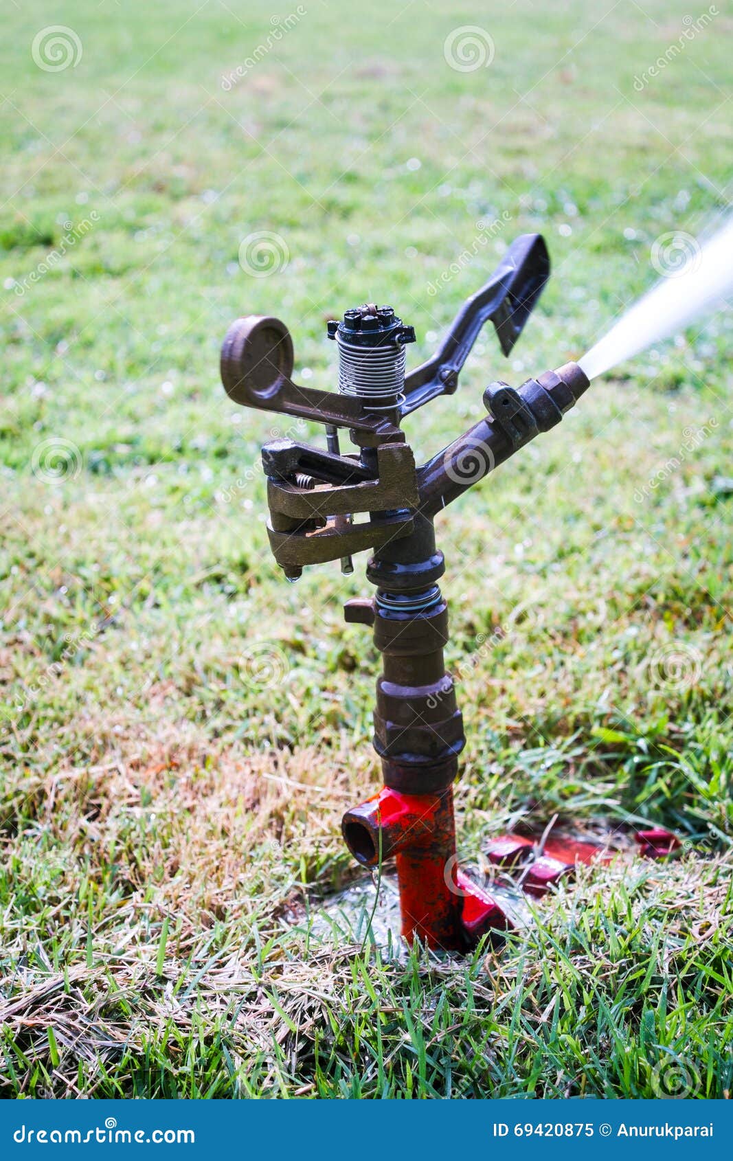 Water sprinkle stock image. Image of drop, irrigation - 69420875