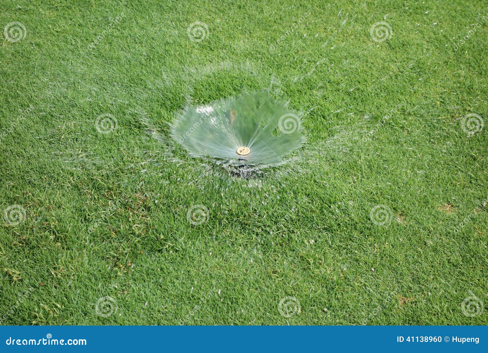 Water sprinkle stock photo. Image of irrigation, agriculture - 41138960