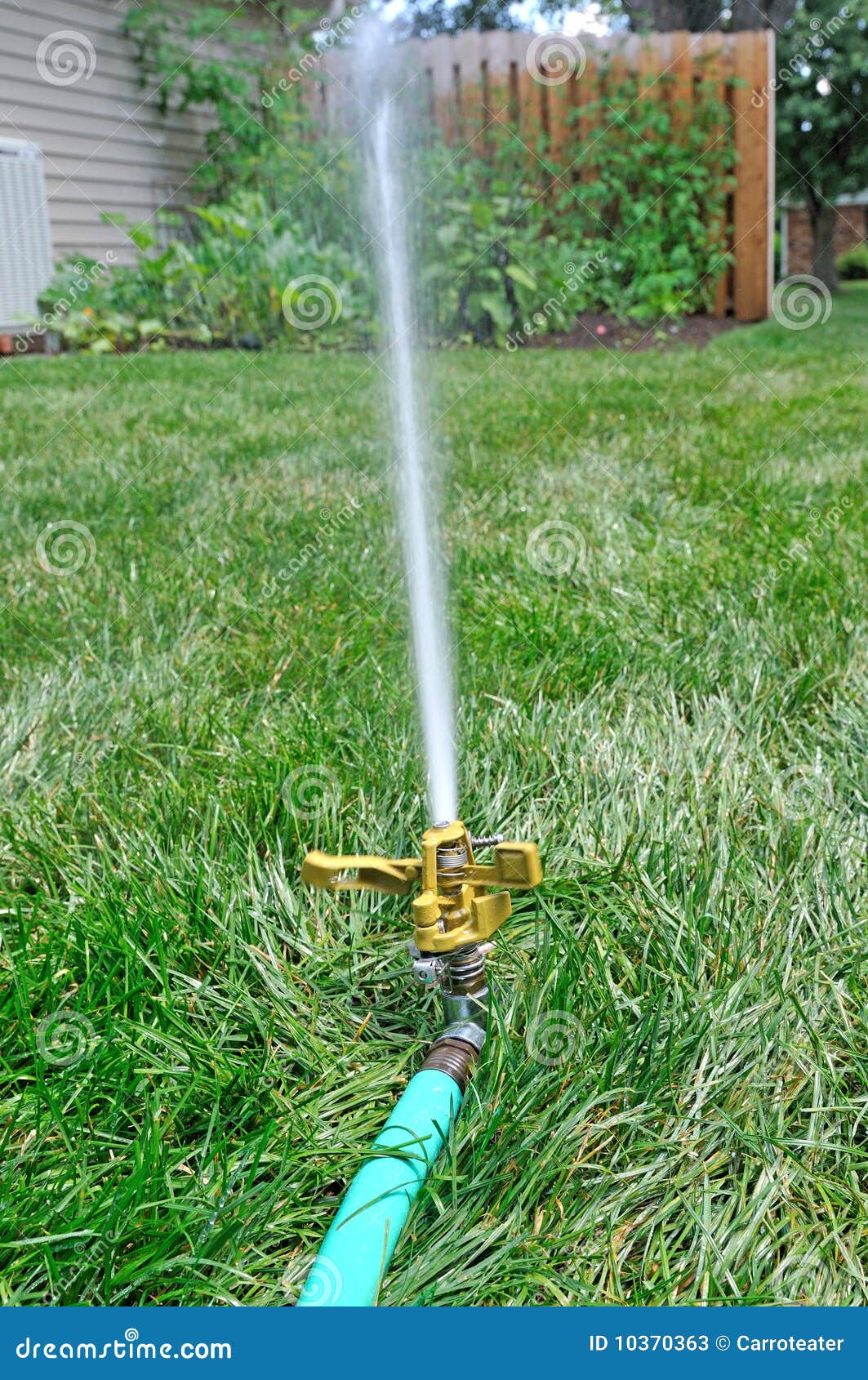 Water sprinkler stock image. Image of outdoor, landscape - 10370363