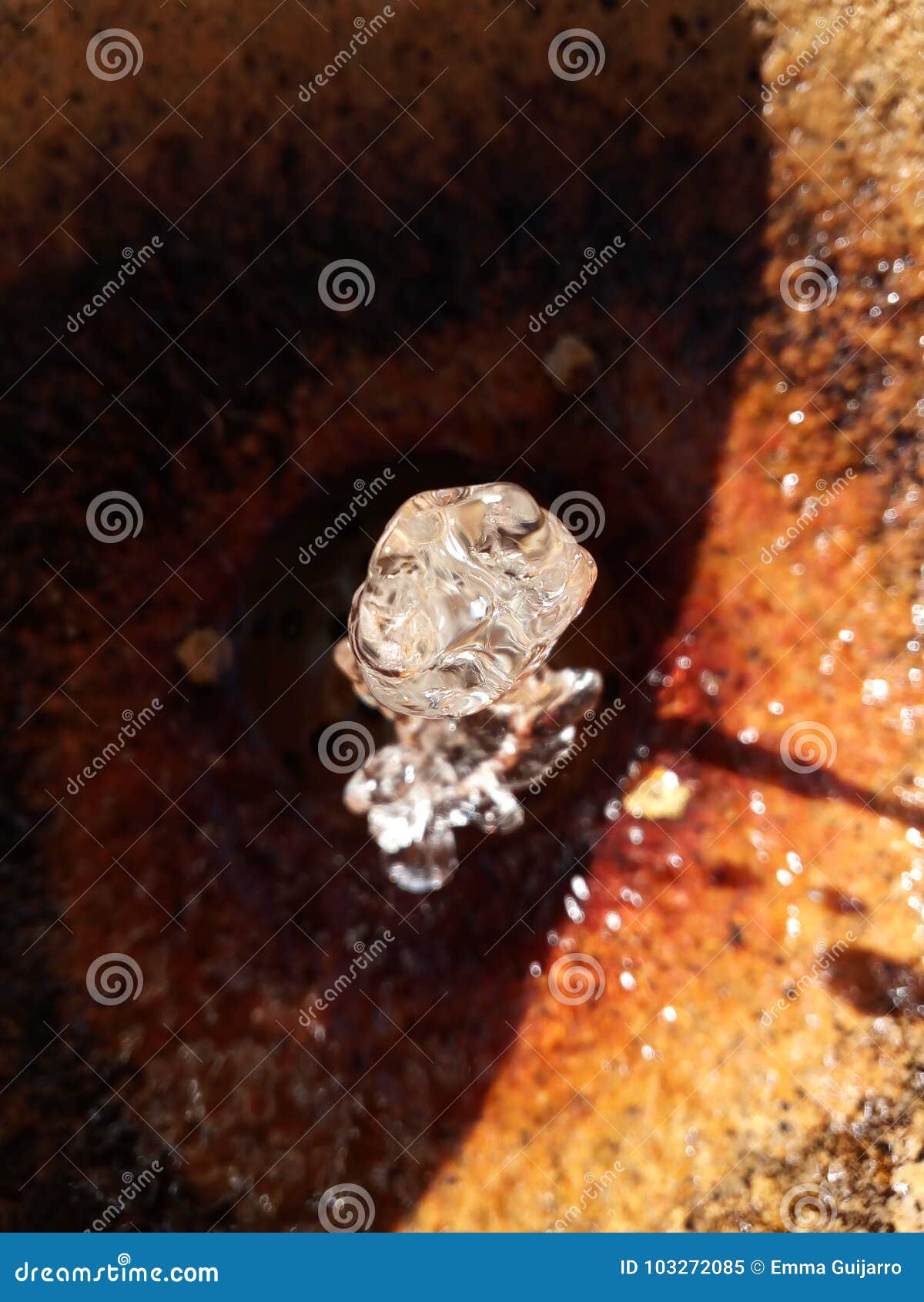 Water diamond stock image. Image of diamond, water, ligth - 103272085