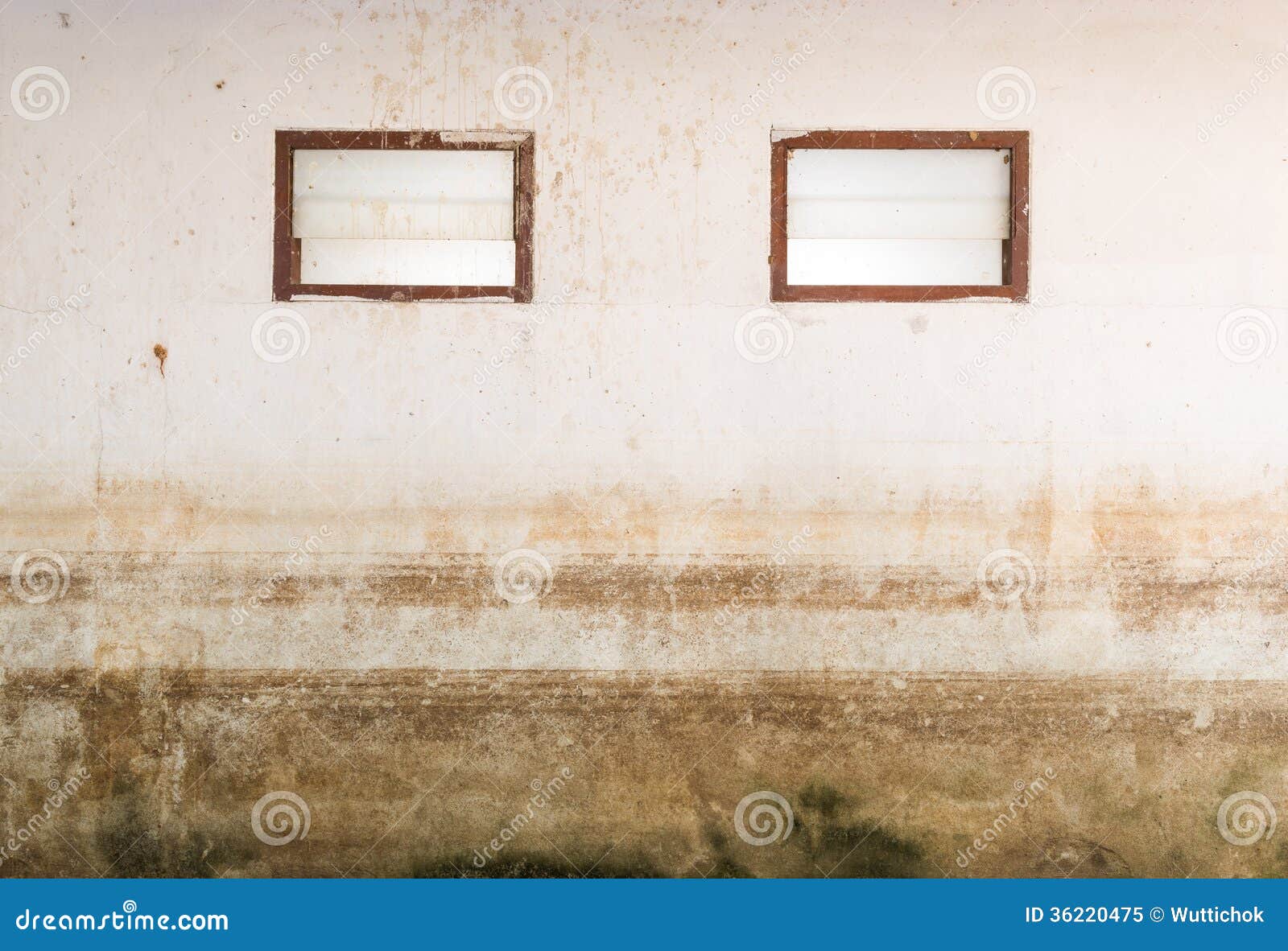 Water Stain Pattern after Flood Stock Image - Image of corrosion ...