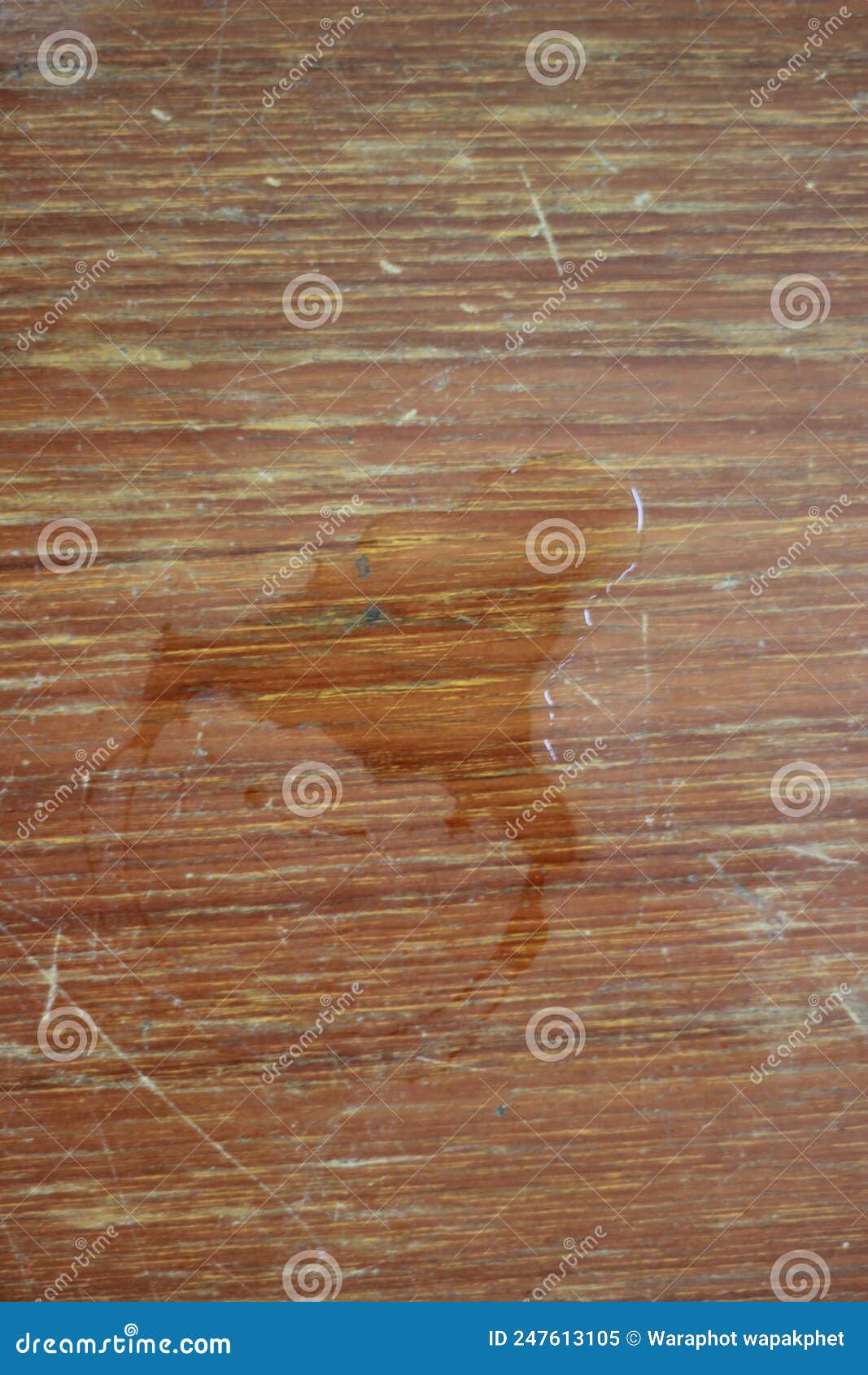 Water Stains on the Wooden Table Stock Image - Image of brown, floor ...