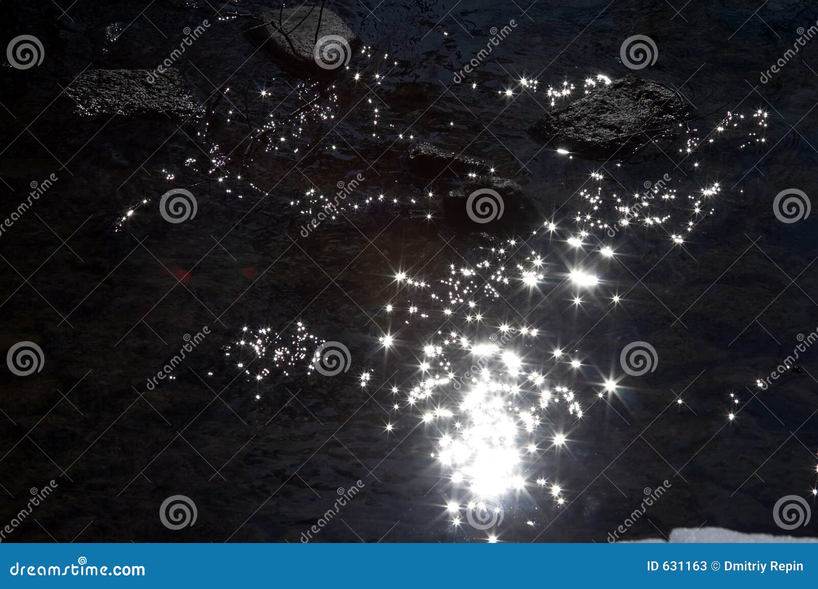 Water stars stock image. Image of water, fulguration, flare - 631163