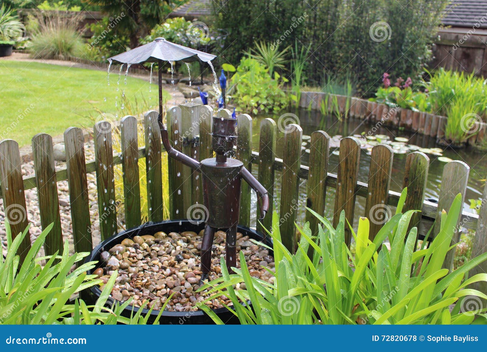 Water statue in a granden stock photo. Image of water - 72820678