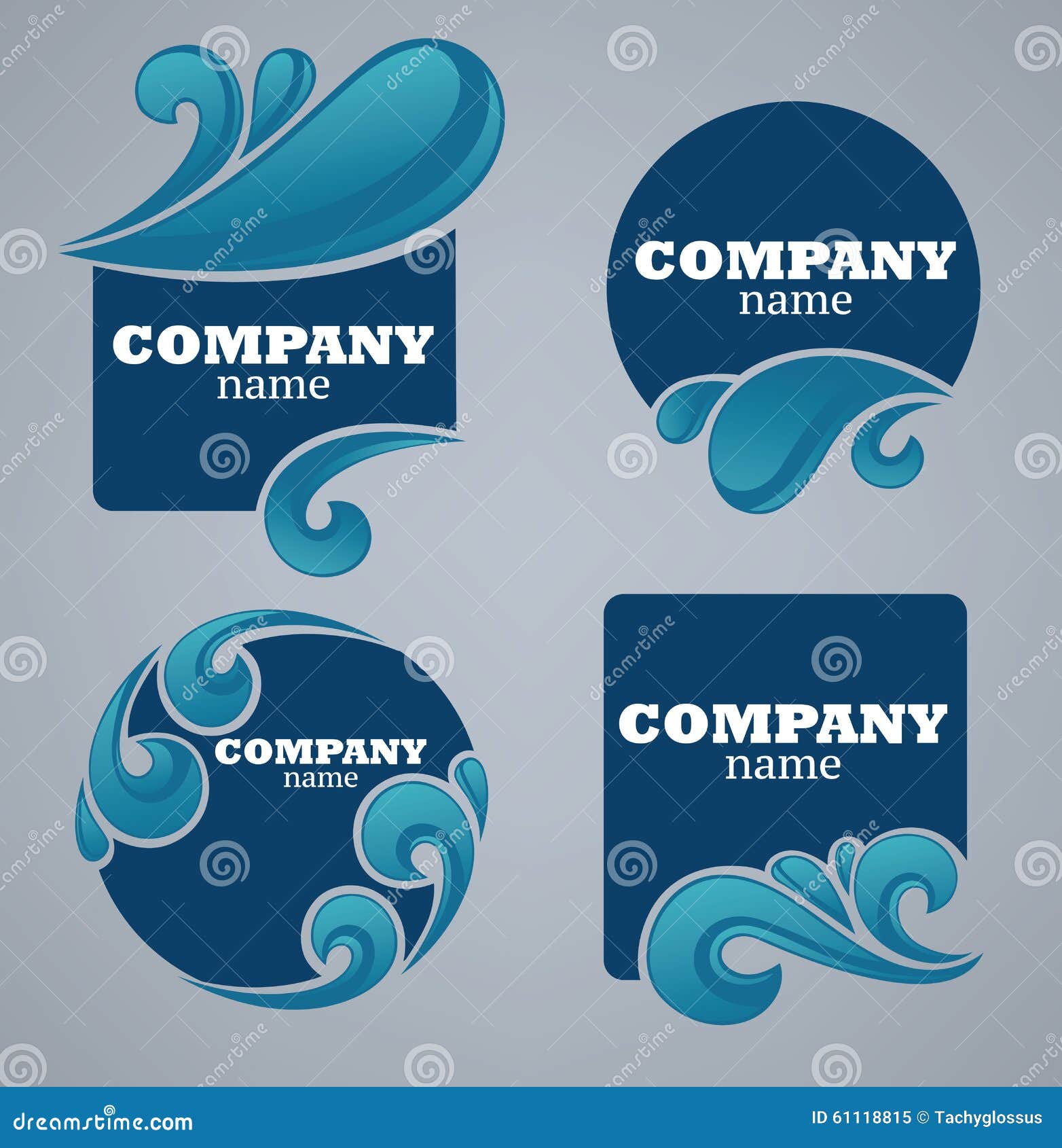 Water Stickers And Green Leaves Symbols Stock Photo | CartoonDealer.com ...
