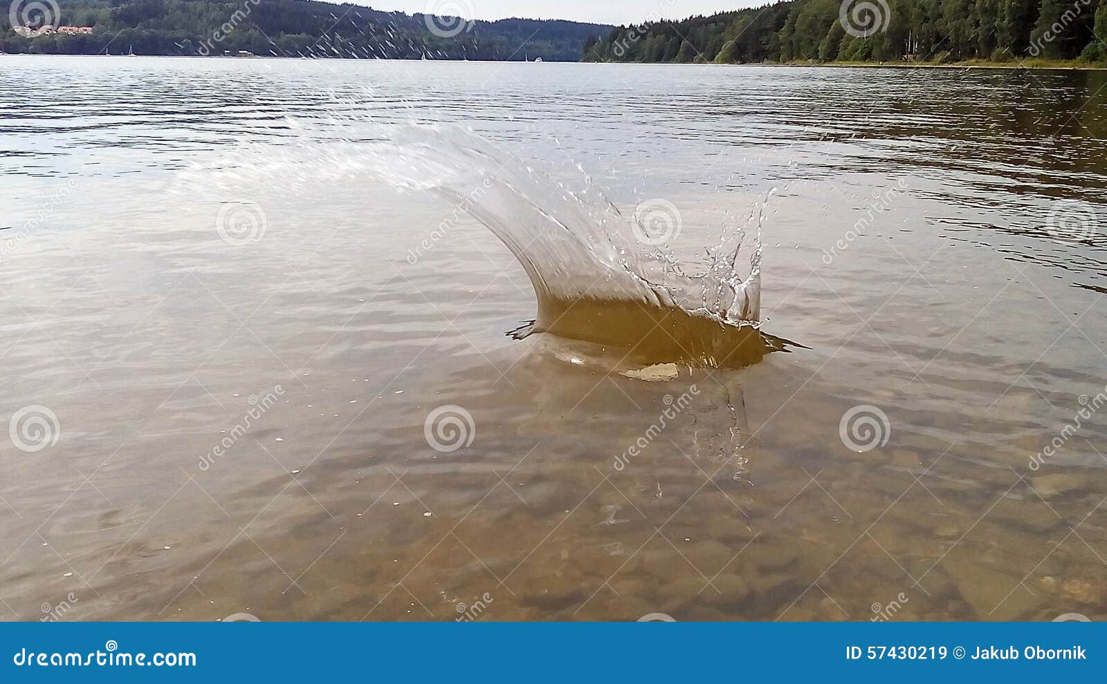 Water stock image. Image of thrown, drop, lake, stone - 57430219