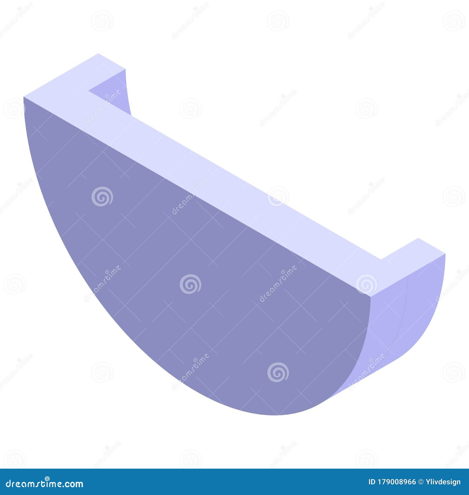Water Stop Gutter Icon, Isometric Style Stock Vector - Illustration of ...