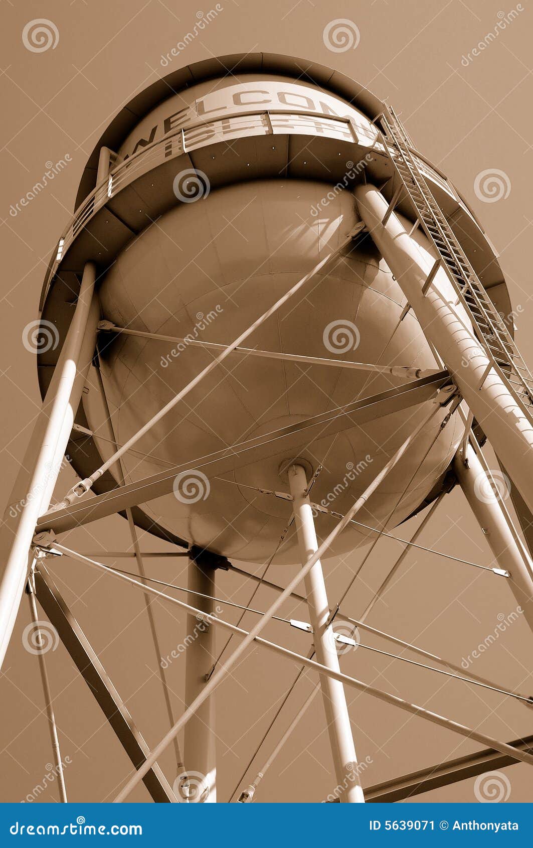 Water Storage Tower Picture. Image: 5639071